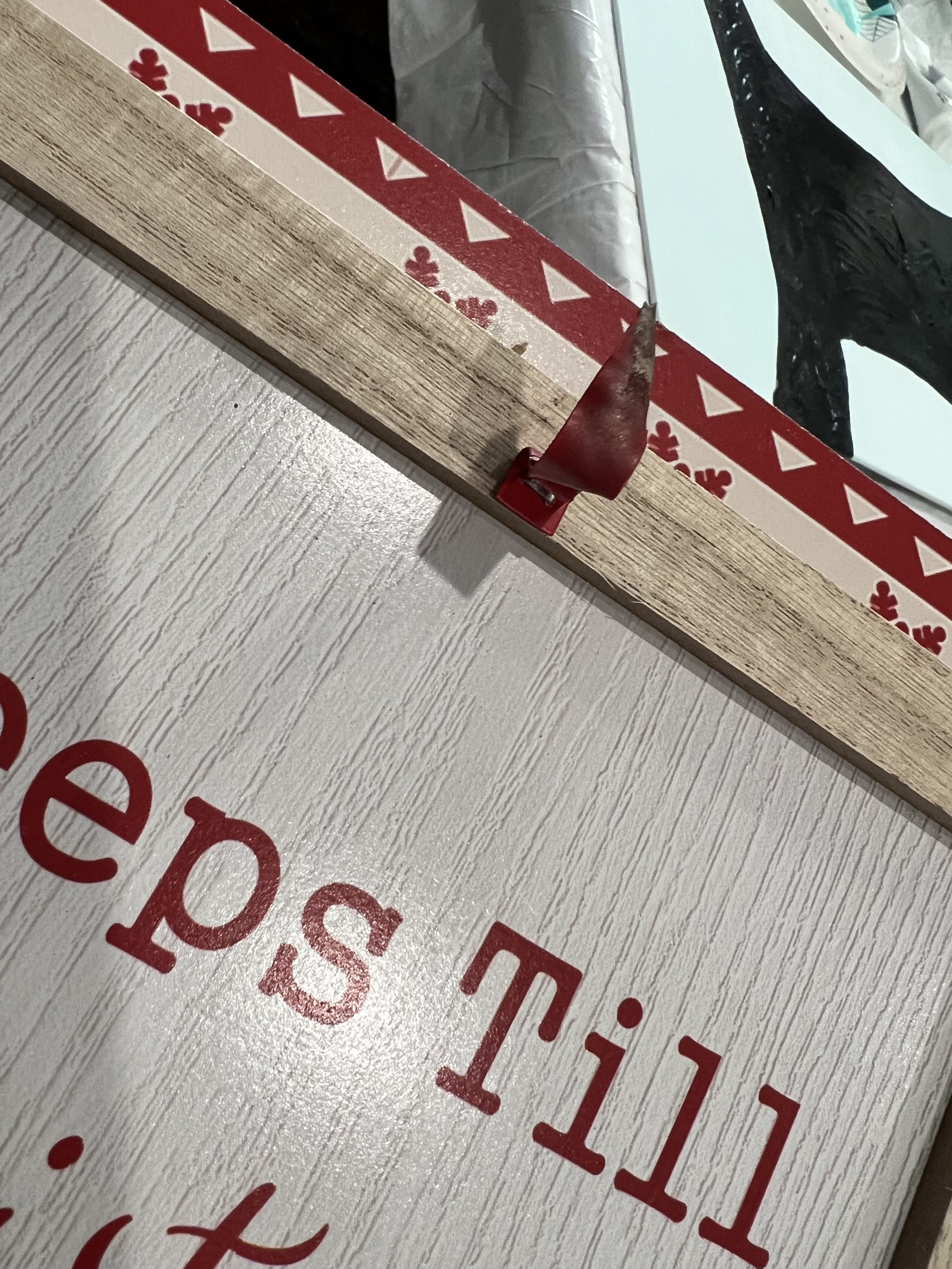 christmas countdown makeover - Re-Fabbed