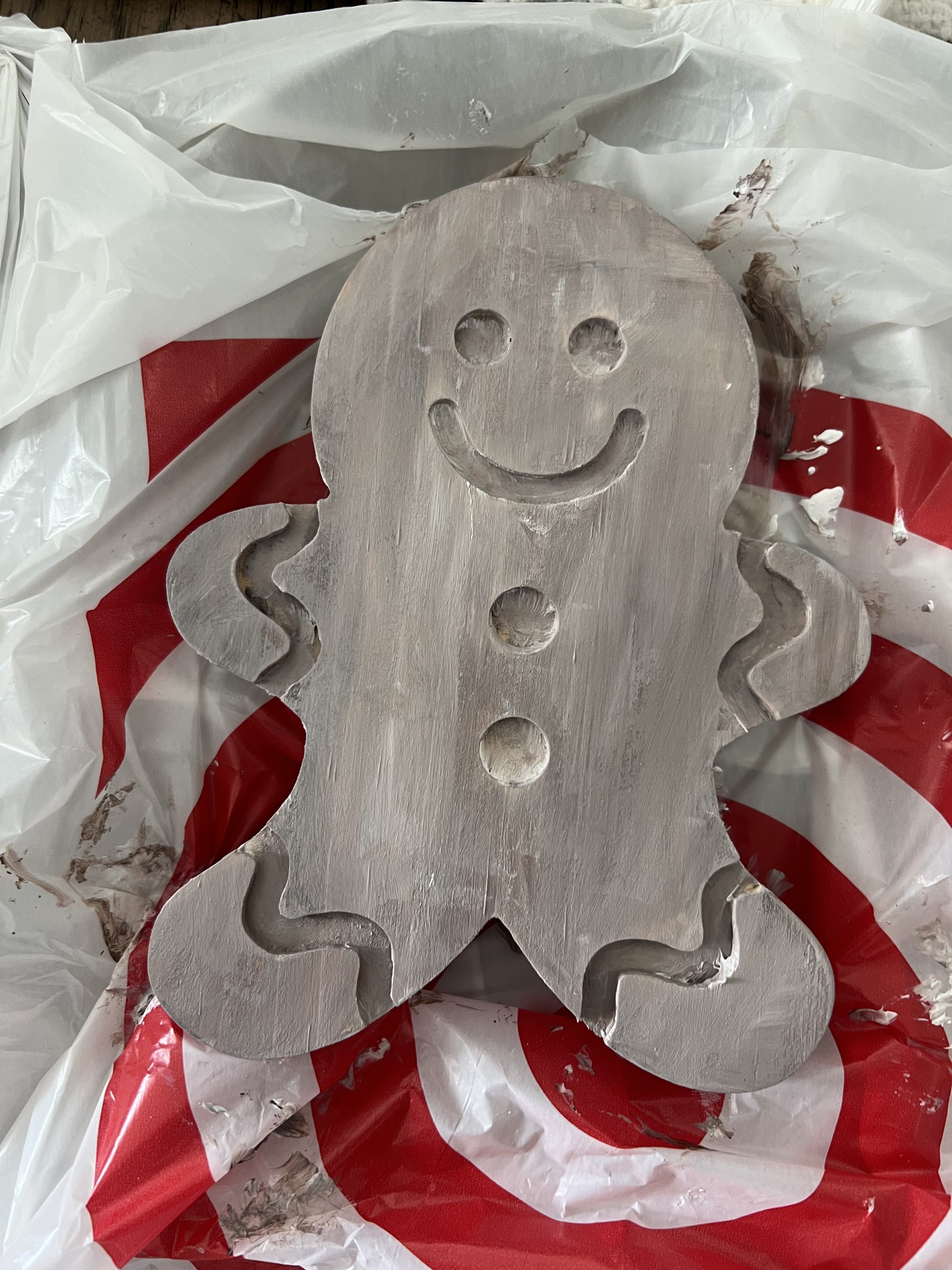 diy painted gingerbread girl - Re-Fabbed