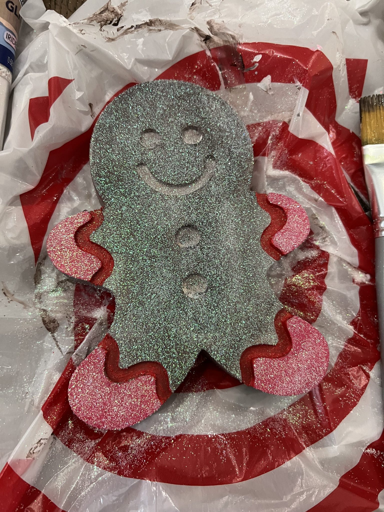 diy painted gingerbread girl - Re-Fabbed