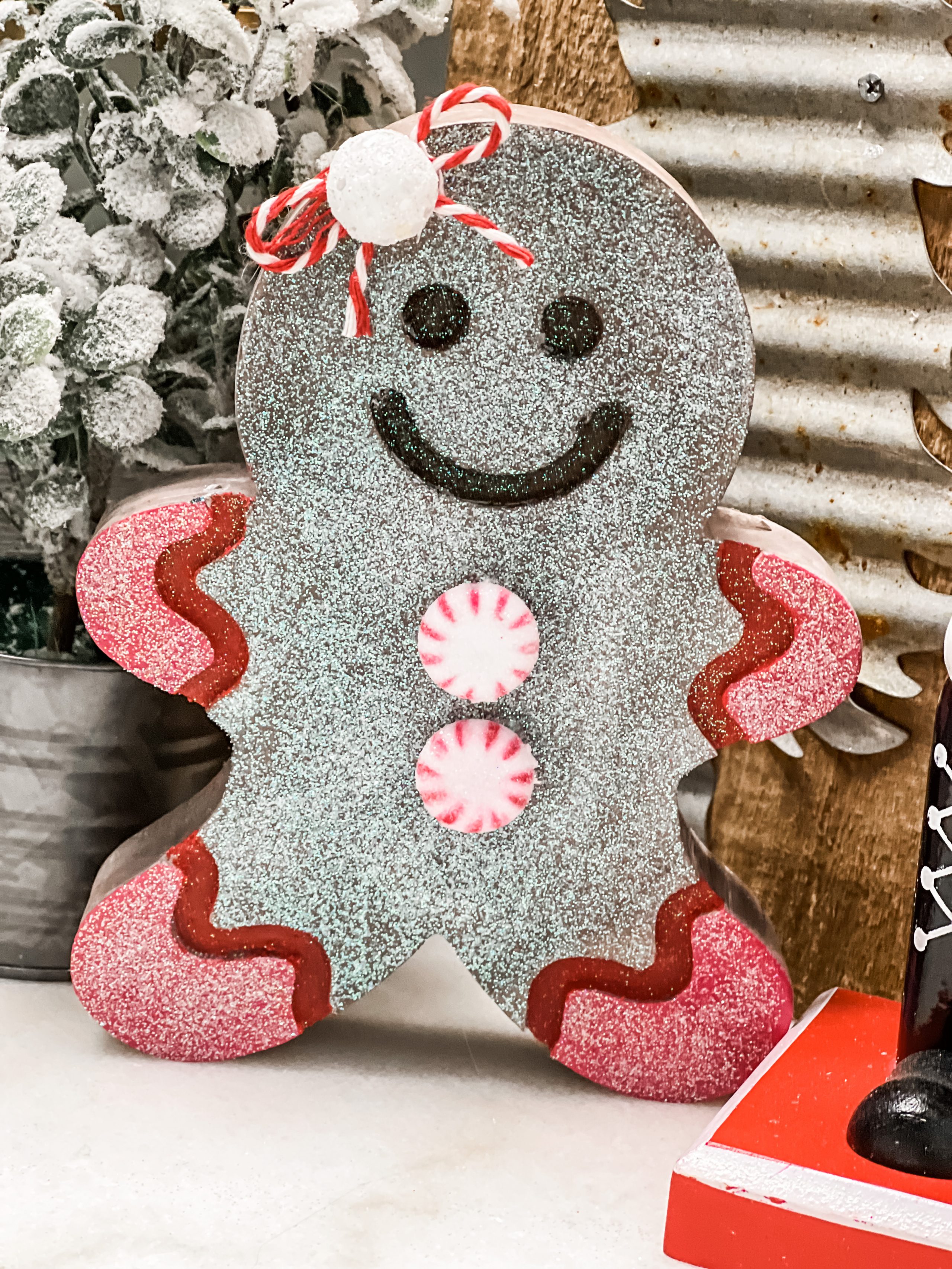 diy painted gingerbread girl - Re-Fabbed