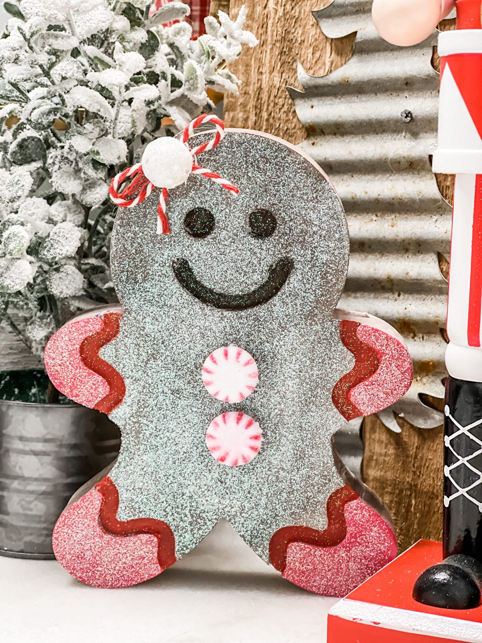 diy painted gingerbread girl - Re-Fabbed