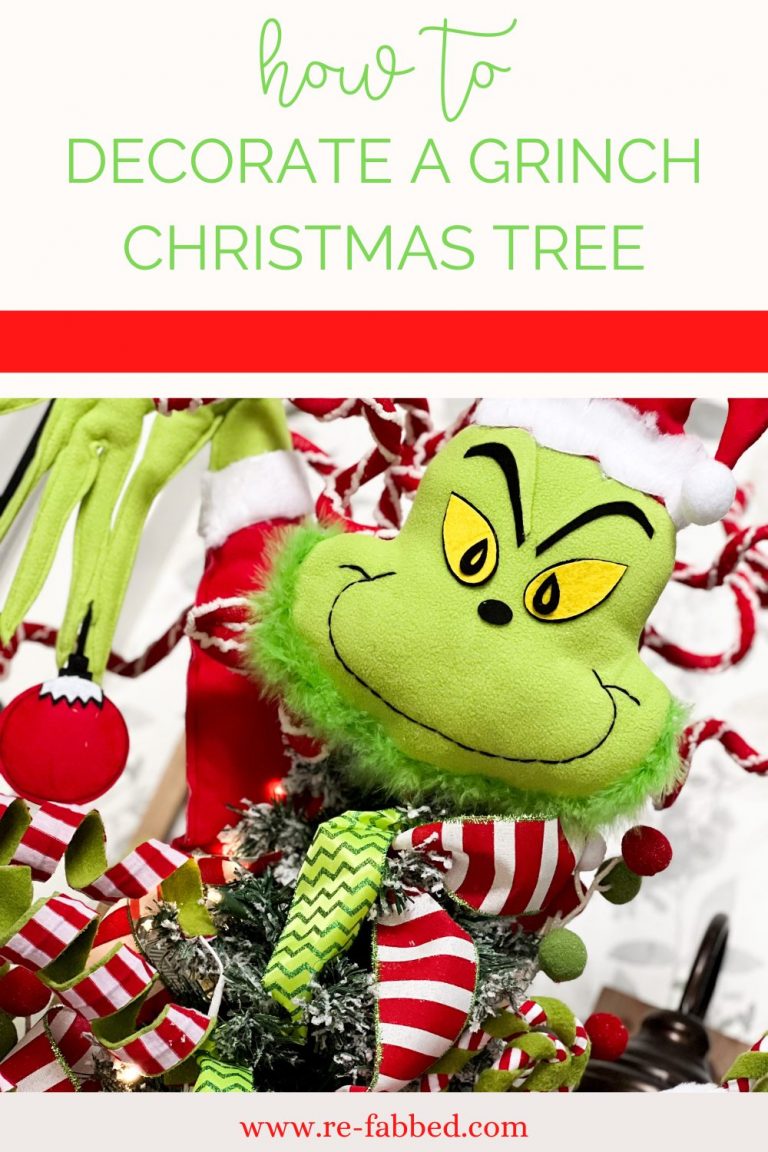 grinch inspired christmas tree - Re-Fabbed