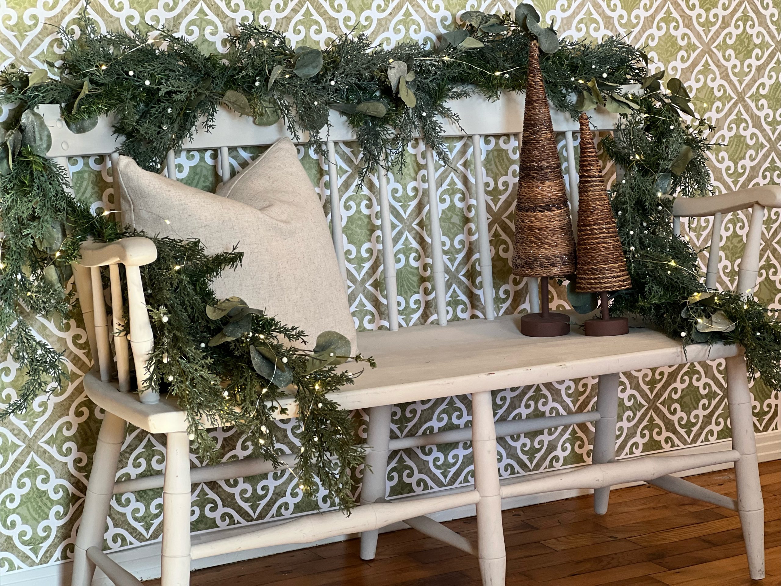 christmas garland refresh - Re-Fabbed