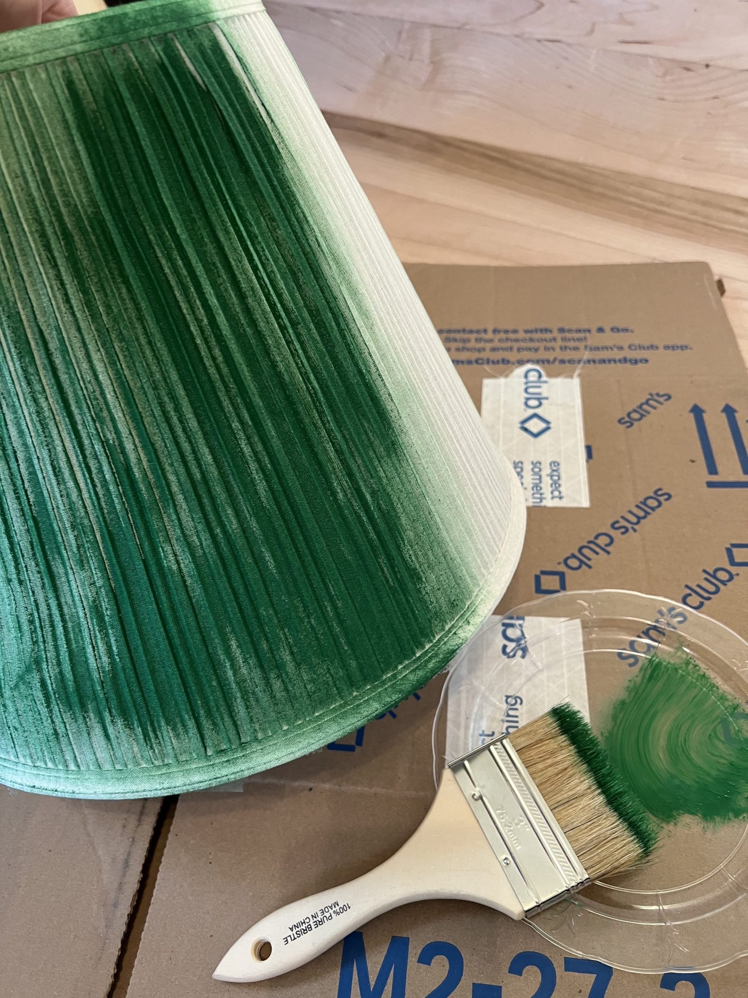 diy lamp shade christmas tree - Re-Fabbed