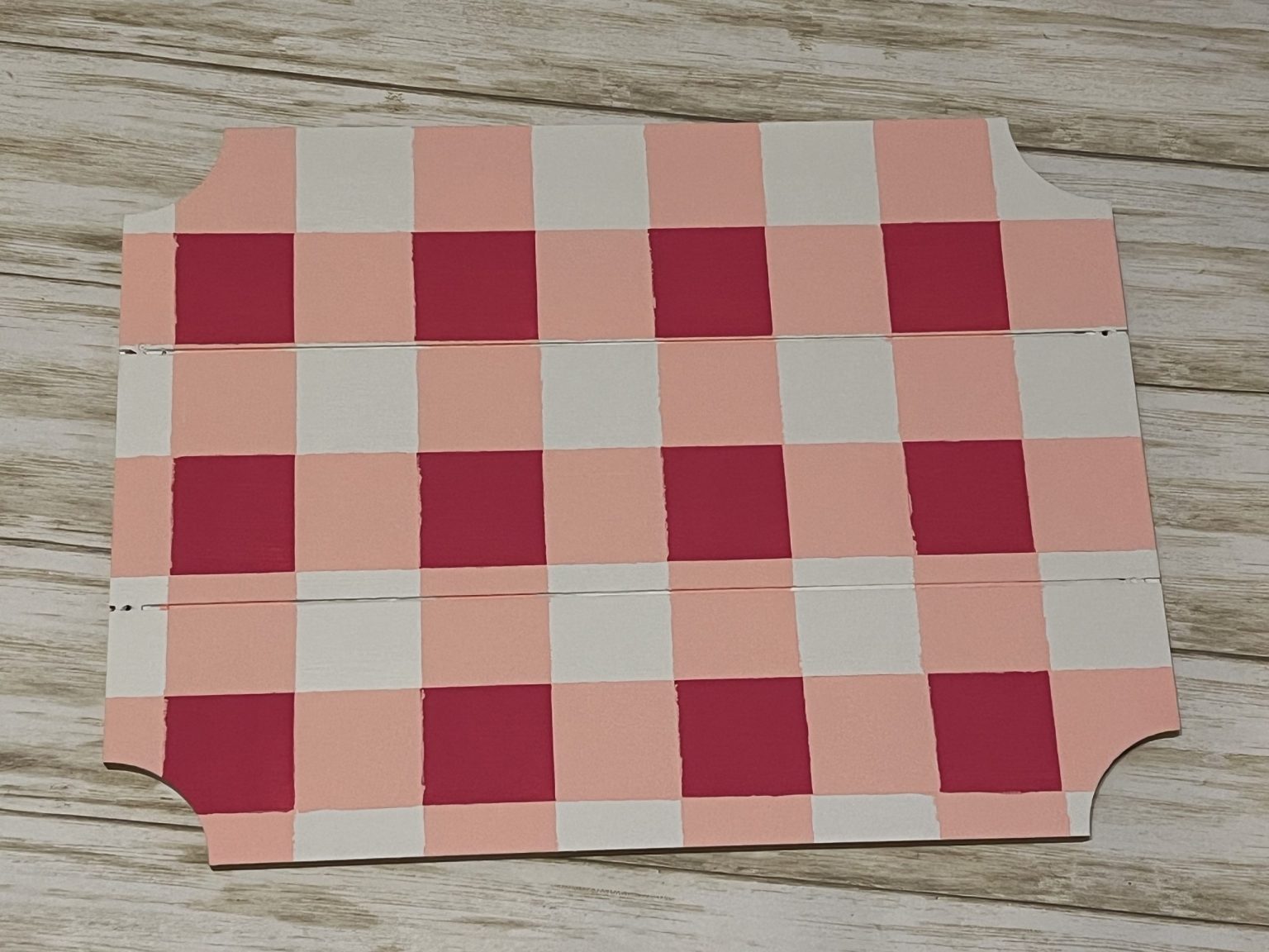 diy buffalo check tray - Re-Fabbed