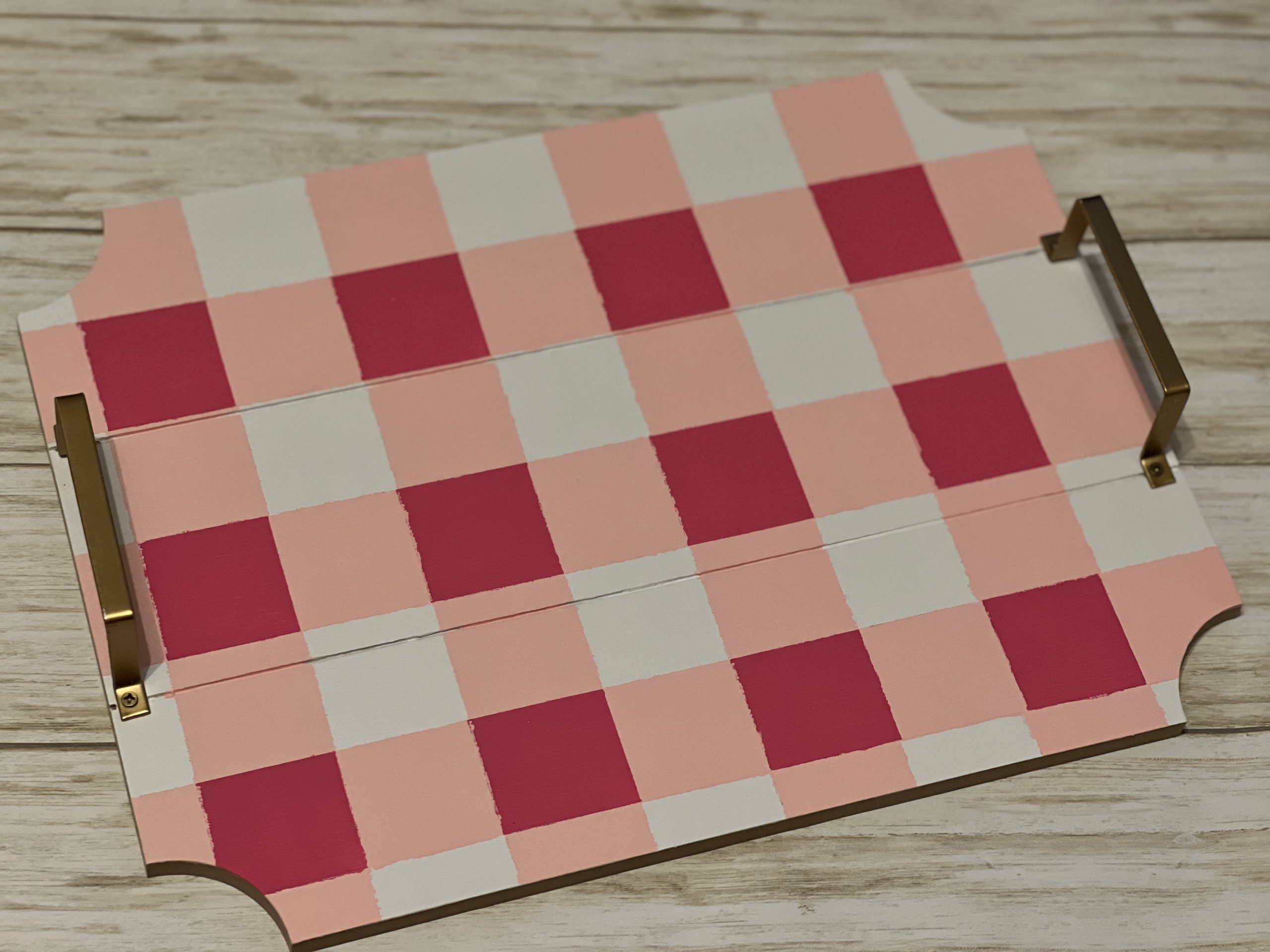 diy buffalo check tray - Re-Fabbed