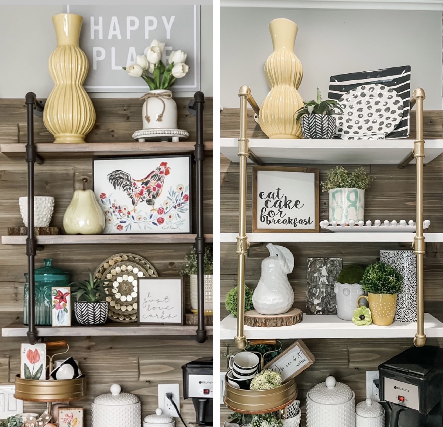 spring coffee bar inspo - Re-Fabbed