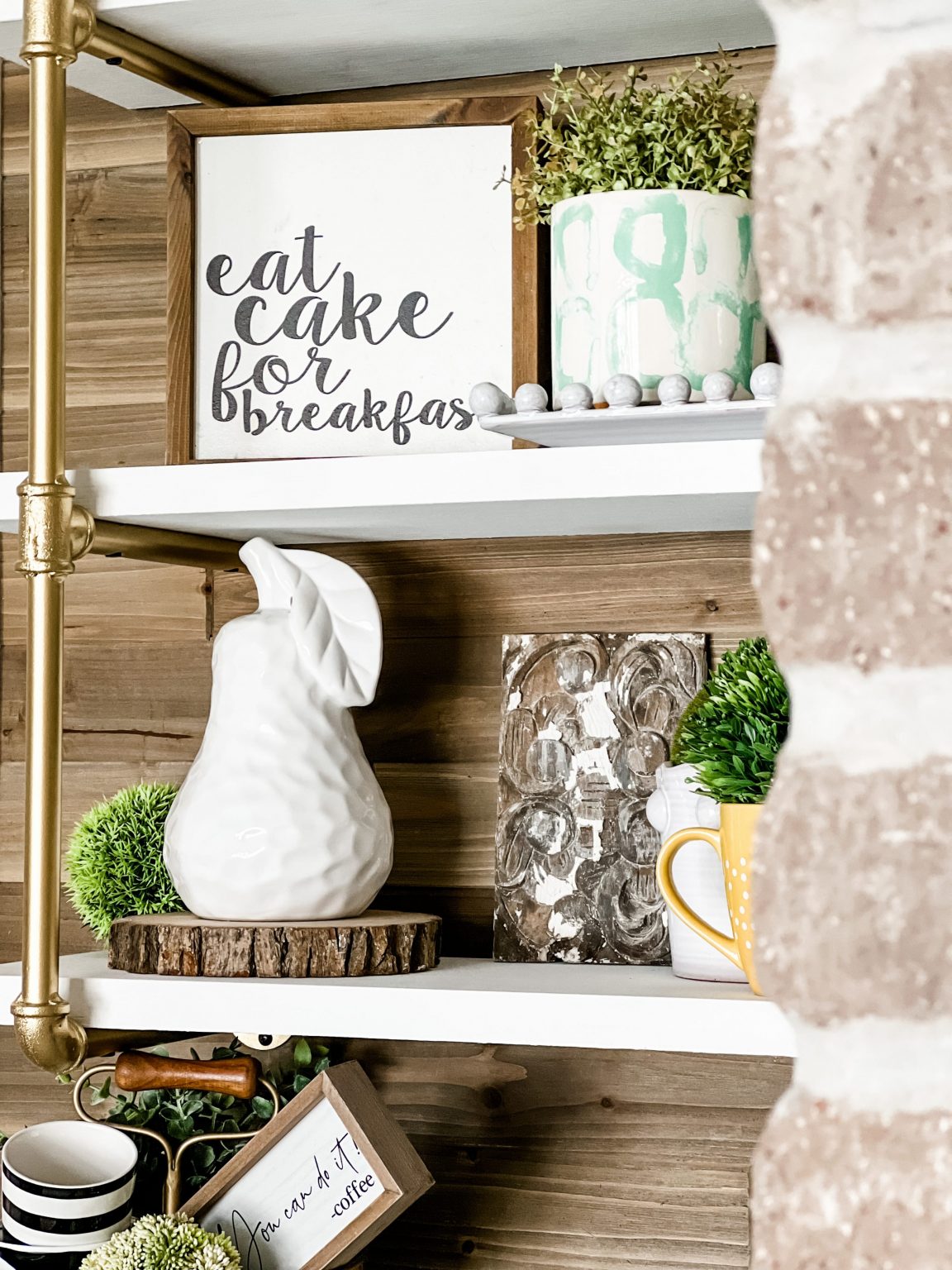 spring coffee bar inspo - Re-Fabbed