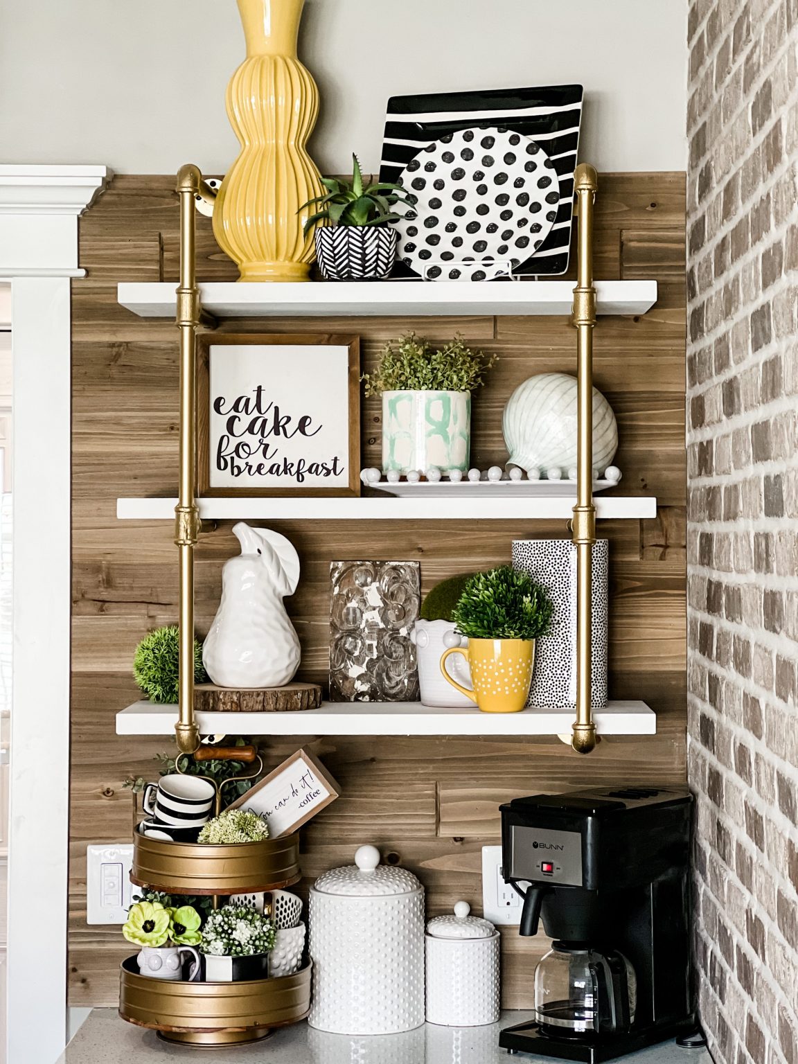 spring coffee bar inspo - Re-Fabbed