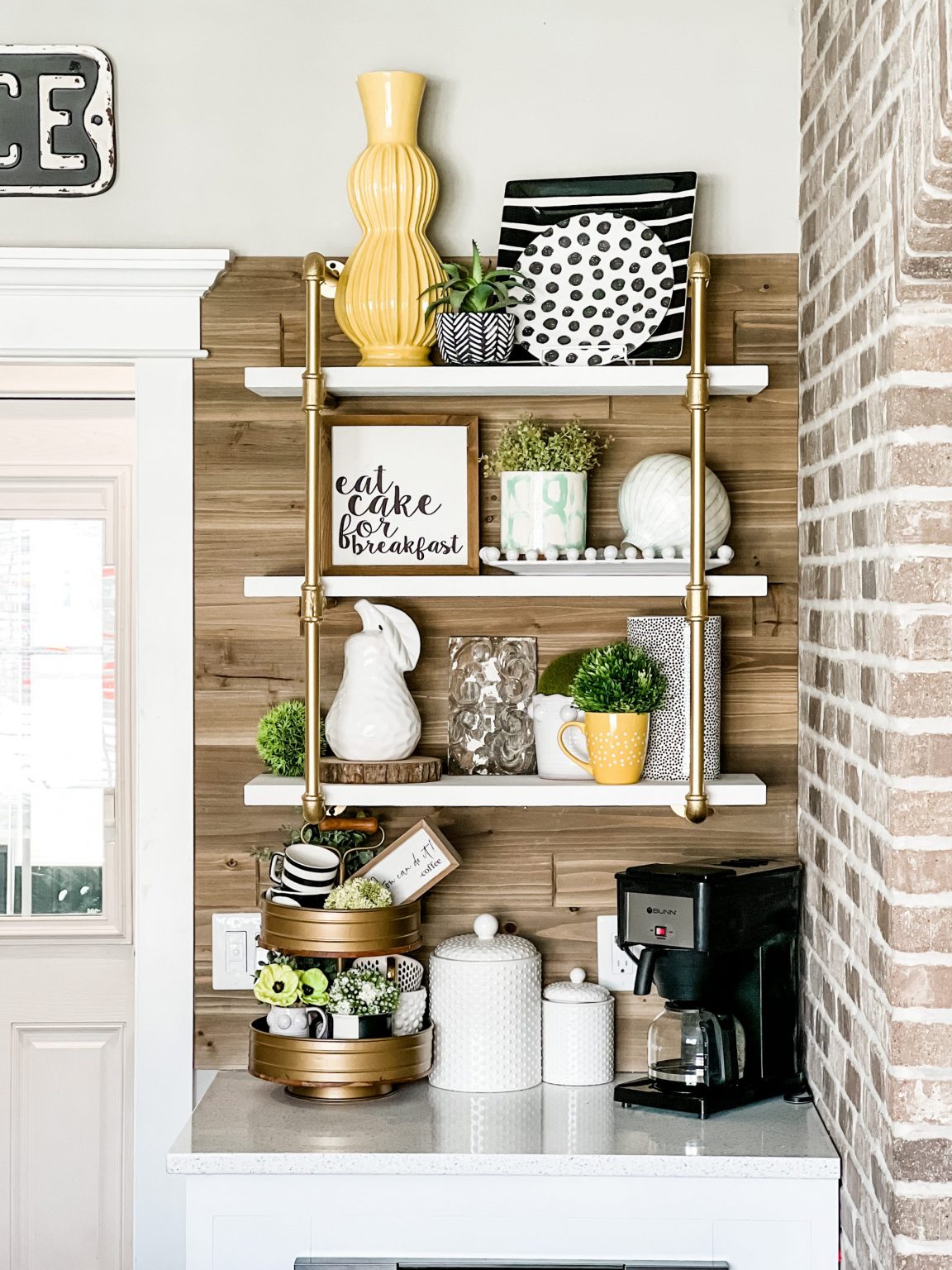 spring coffee bar inspo - Re-Fabbed