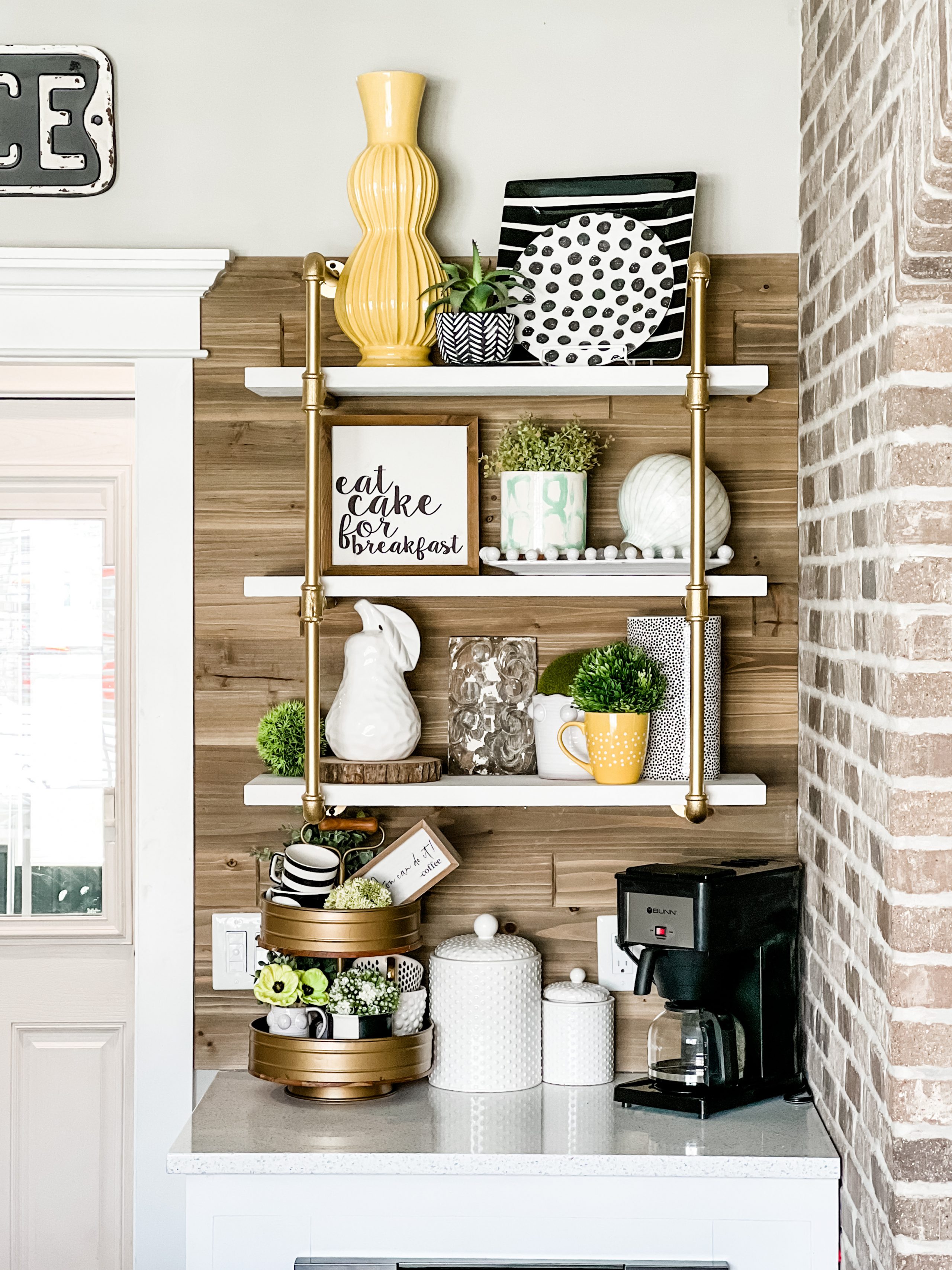 spring coffee bar inspo - Re-Fabbed