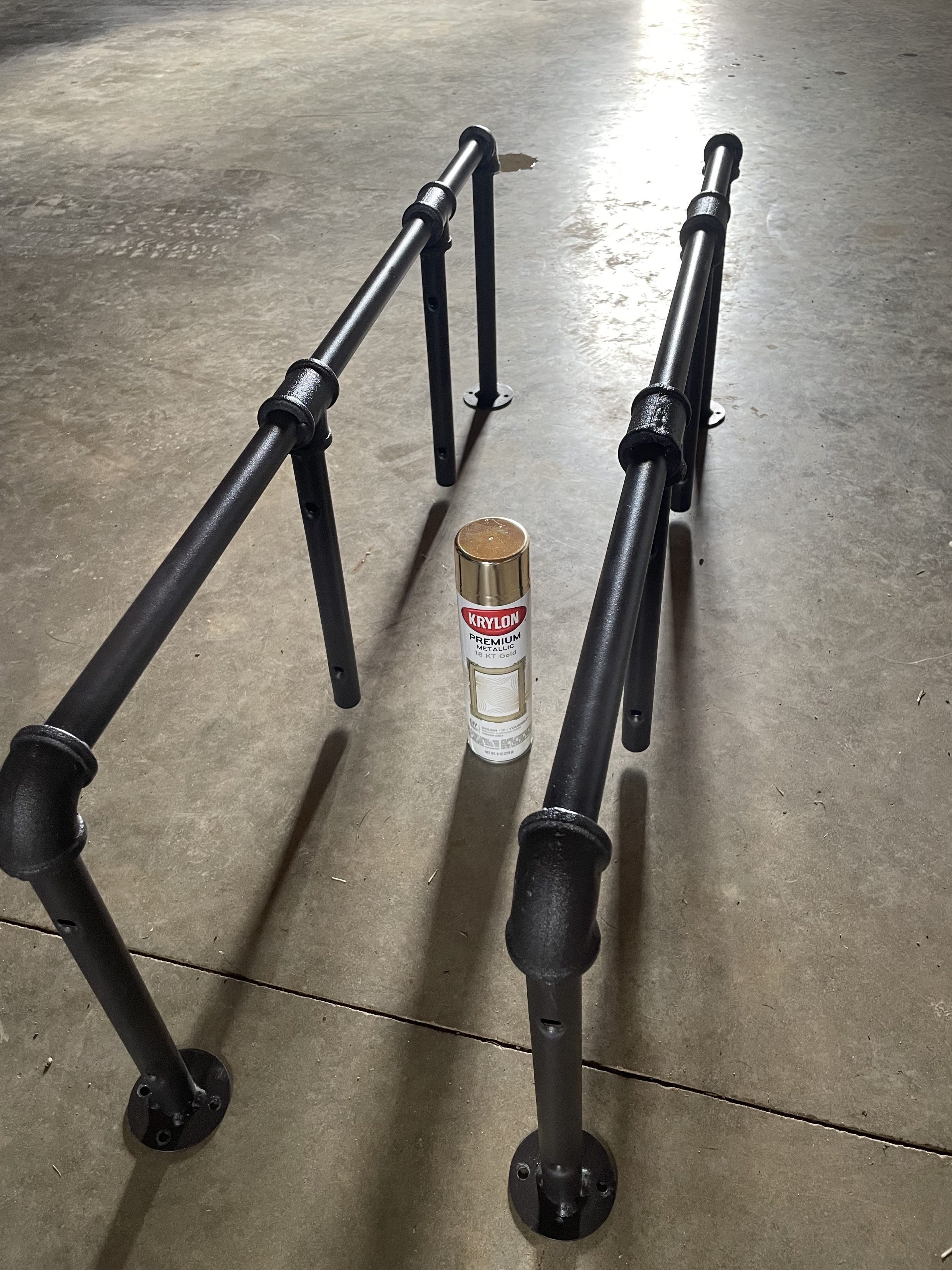 painted coffee bar makeover - Re-Fabbed