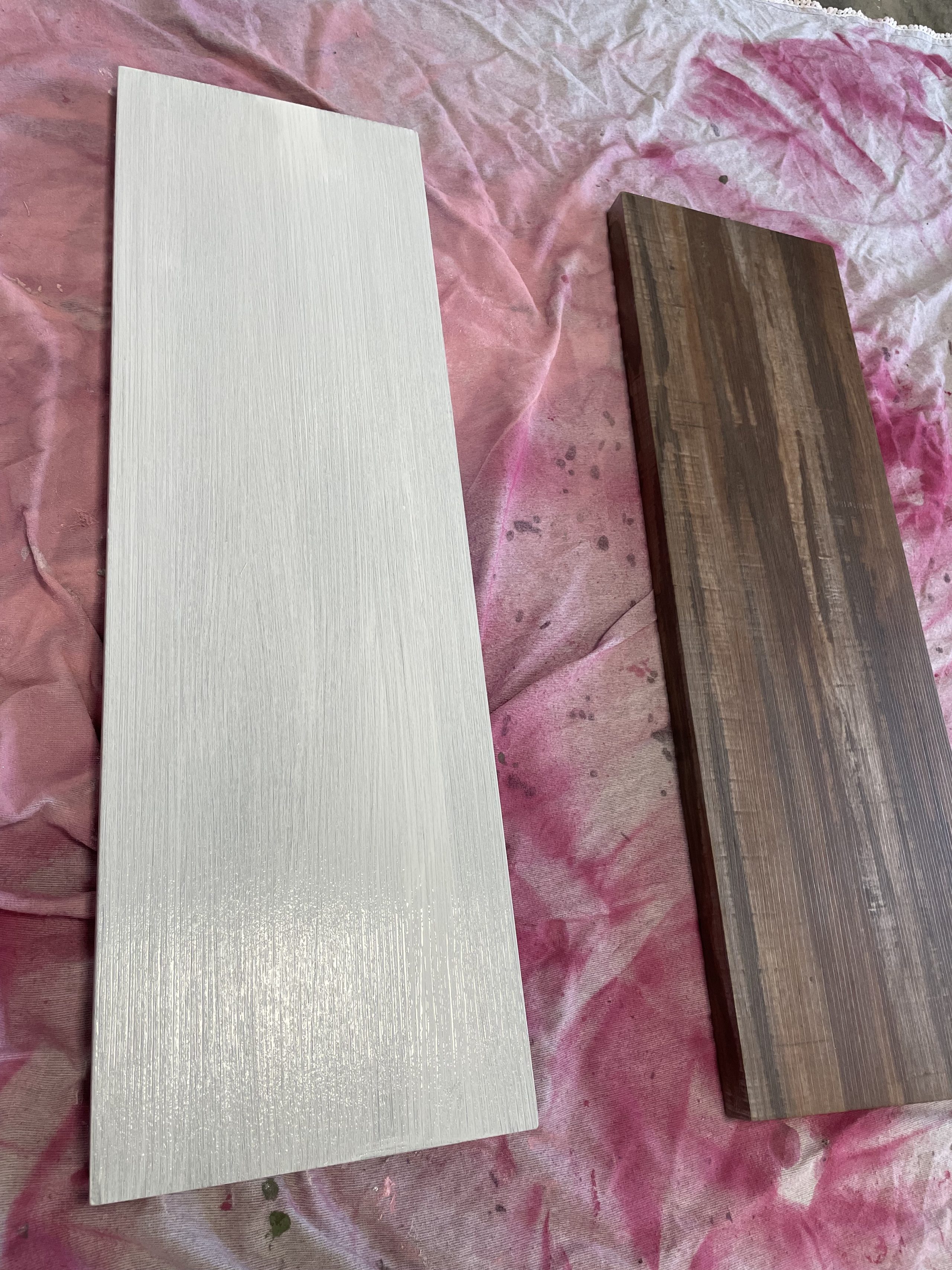 painted coffee bar makeover - Re-Fabbed