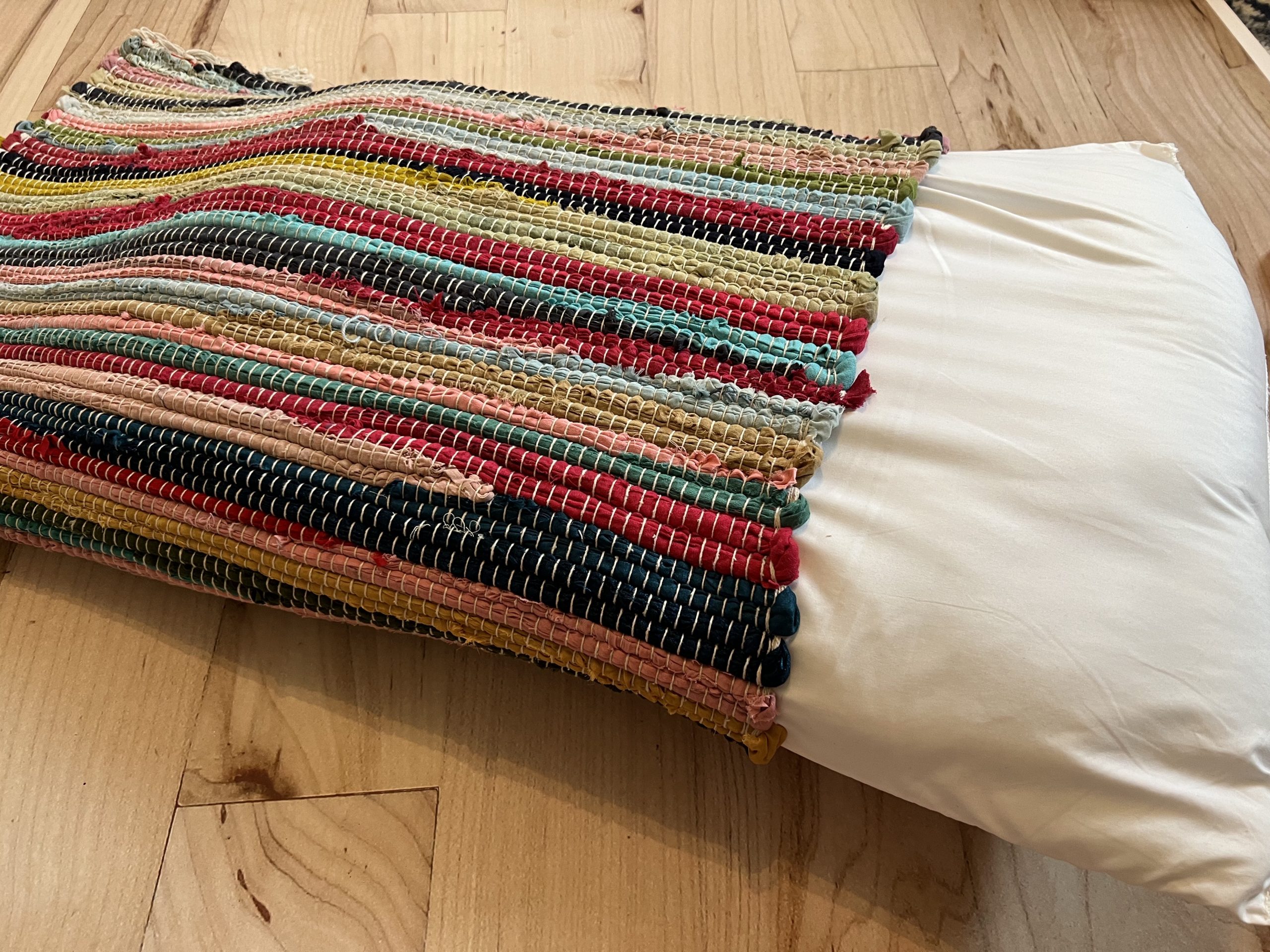 dollar tree bohemian rug - Re-Fabbed