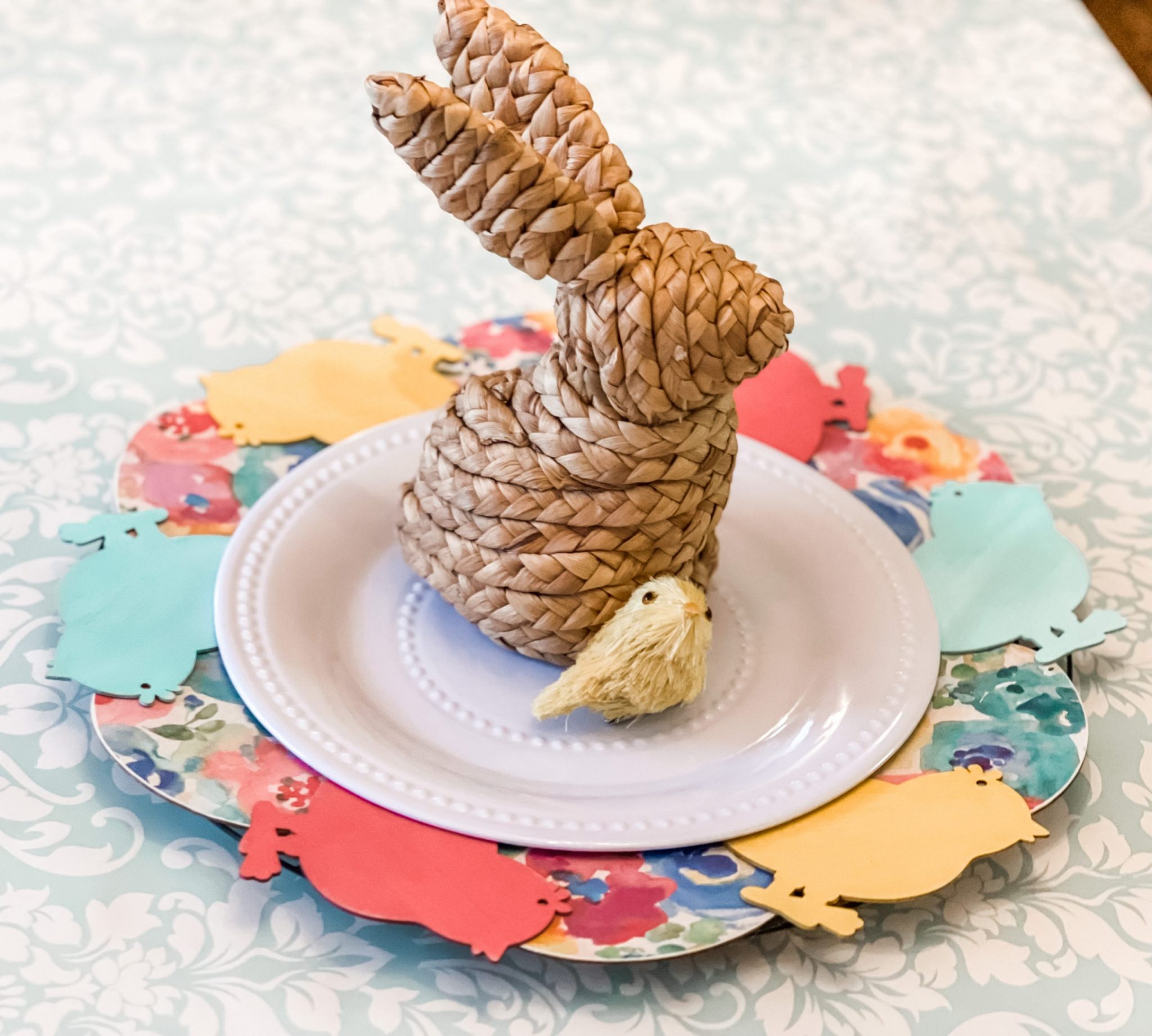 diy dollar tree easter charger - Re-Fabbed