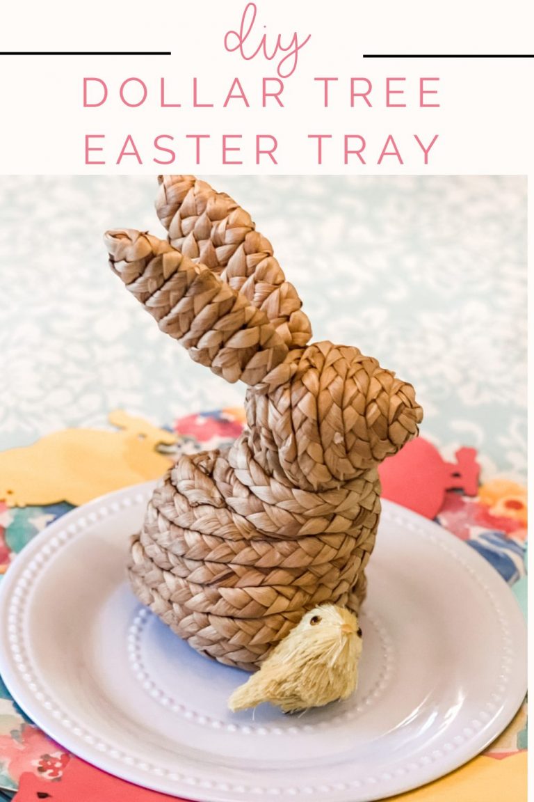 diy dollar tree easter charger - Re-Fabbed