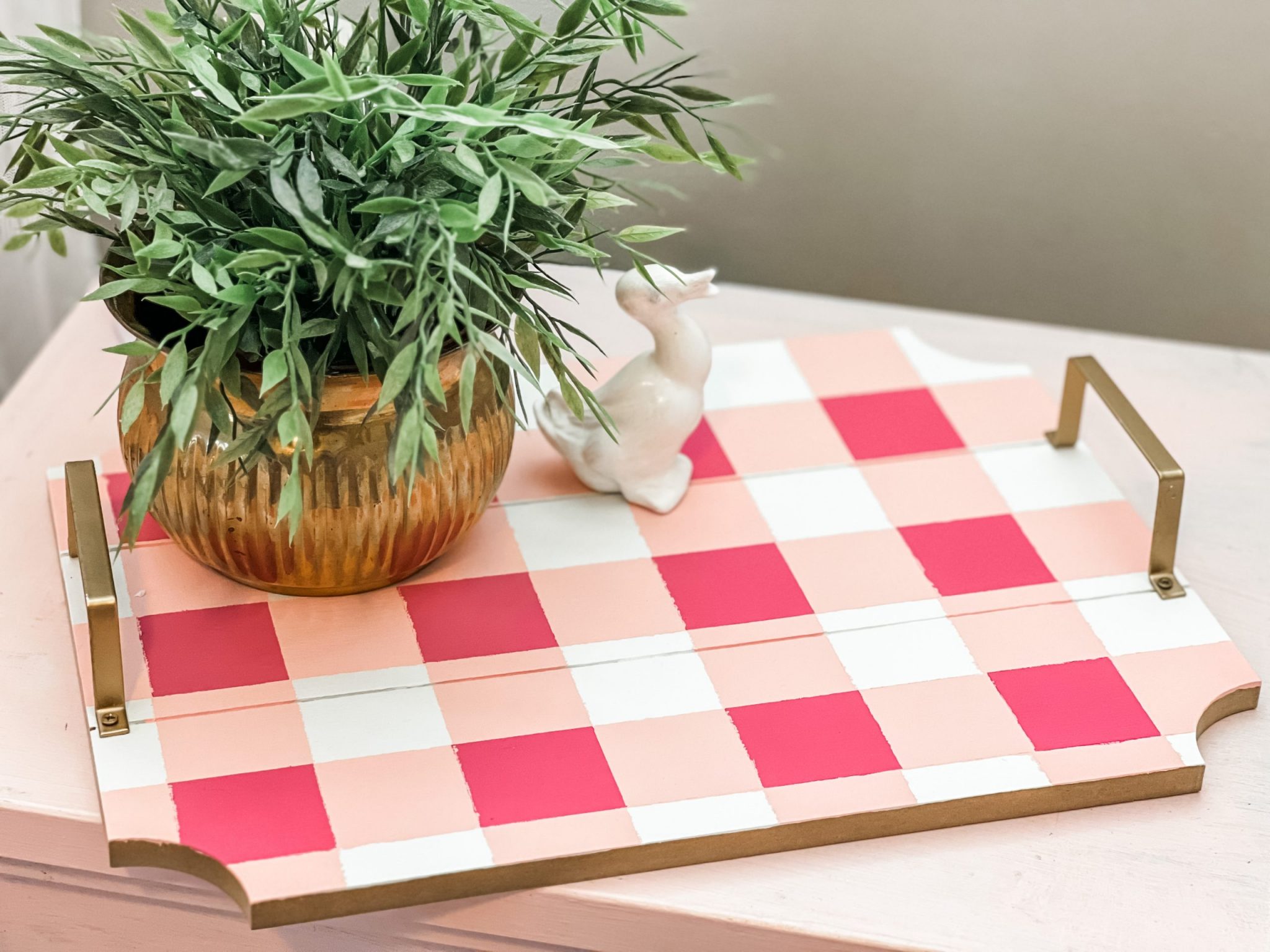 diy buffalo check tray - Re-Fabbed