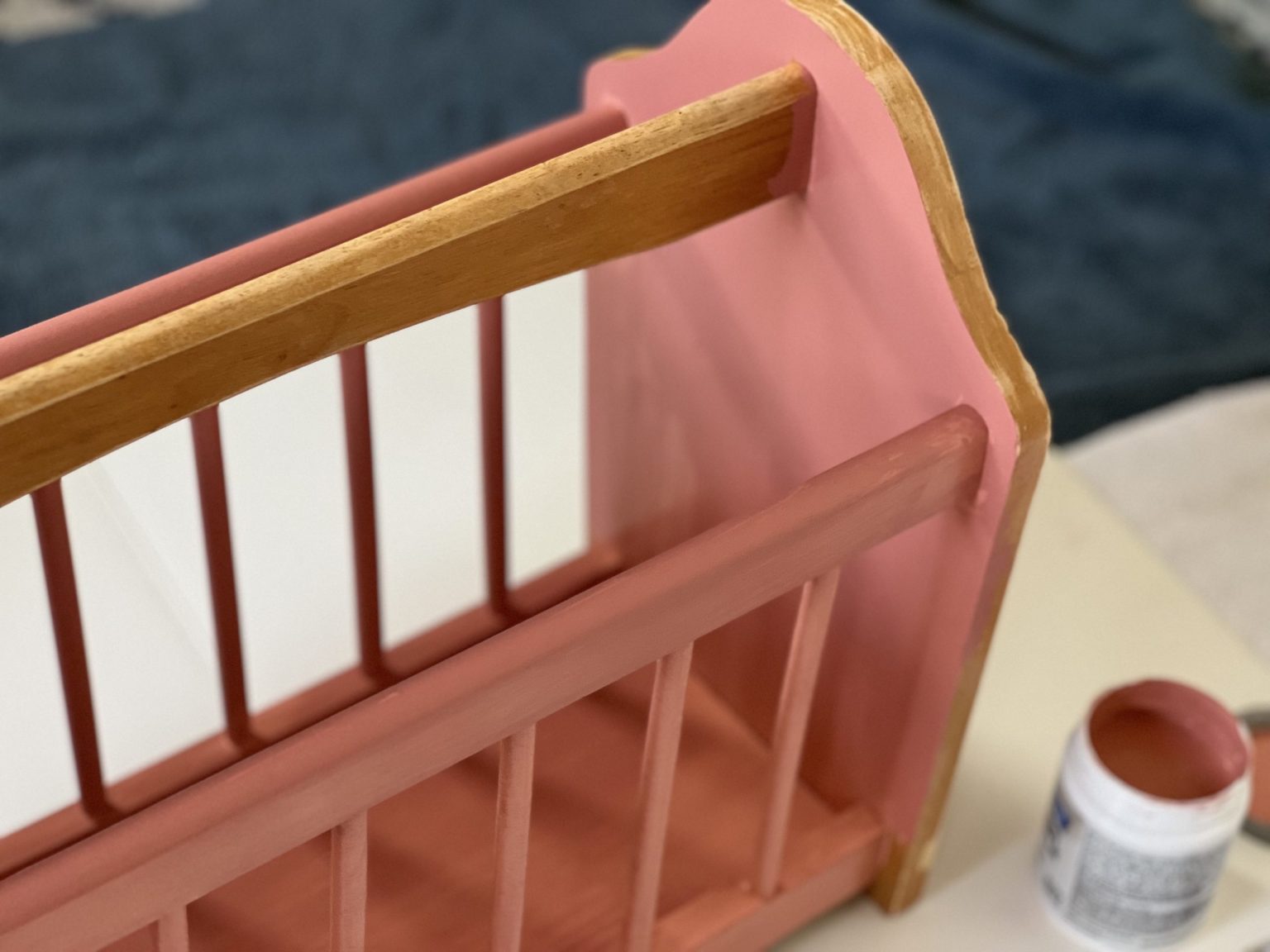 magazine rack makeover - Re-Fabbed