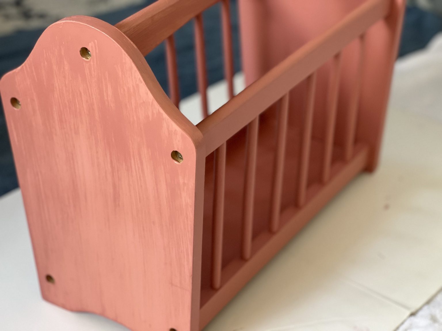 magazine rack makeover - Re-Fabbed