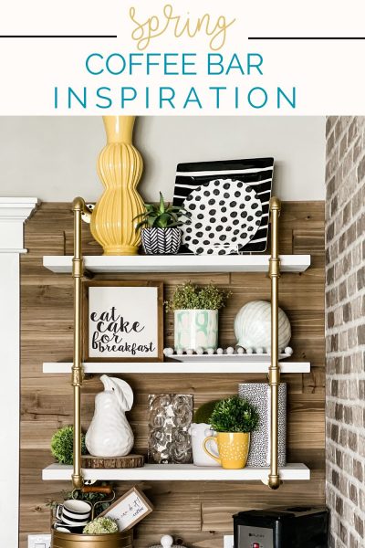 spring coffee bar inspo - Re-Fabbed