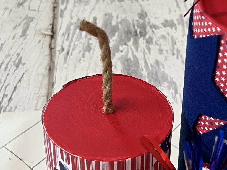 how to make diy firework decorations for table - Re-Fabbed