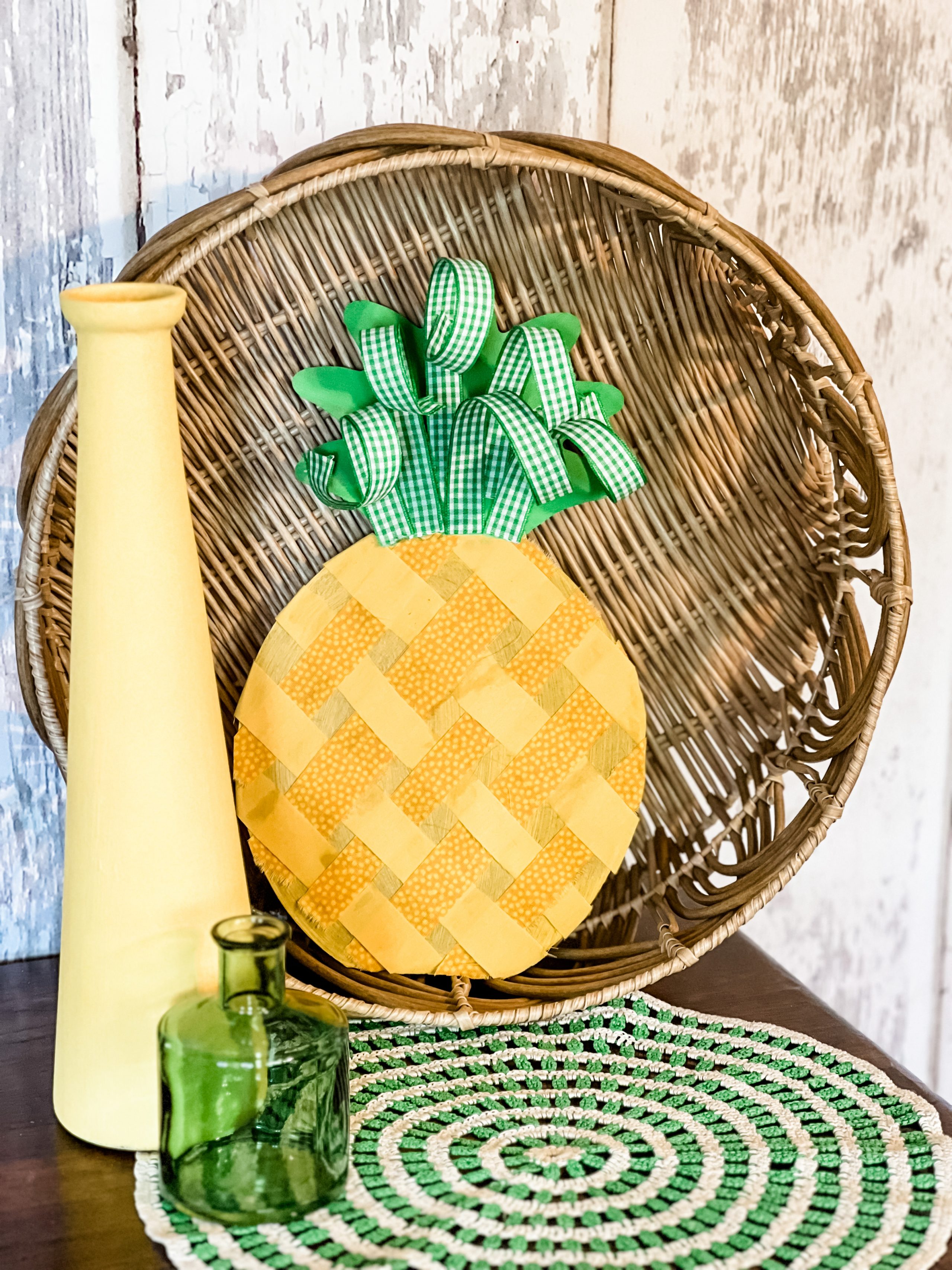 dollar tree pineapple decor - Re-Fabbed