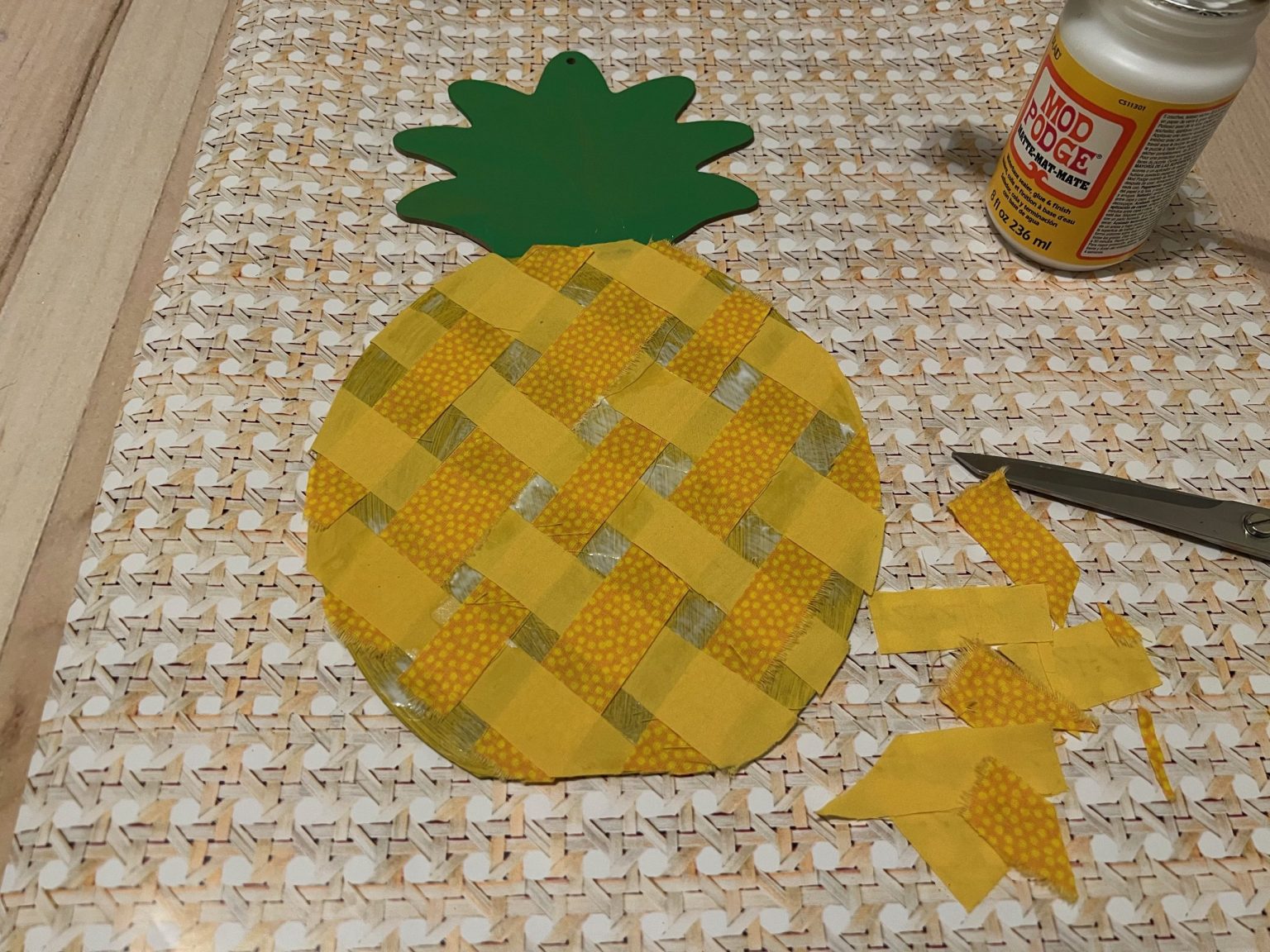 dollar tree pineapple decor - Re-Fabbed