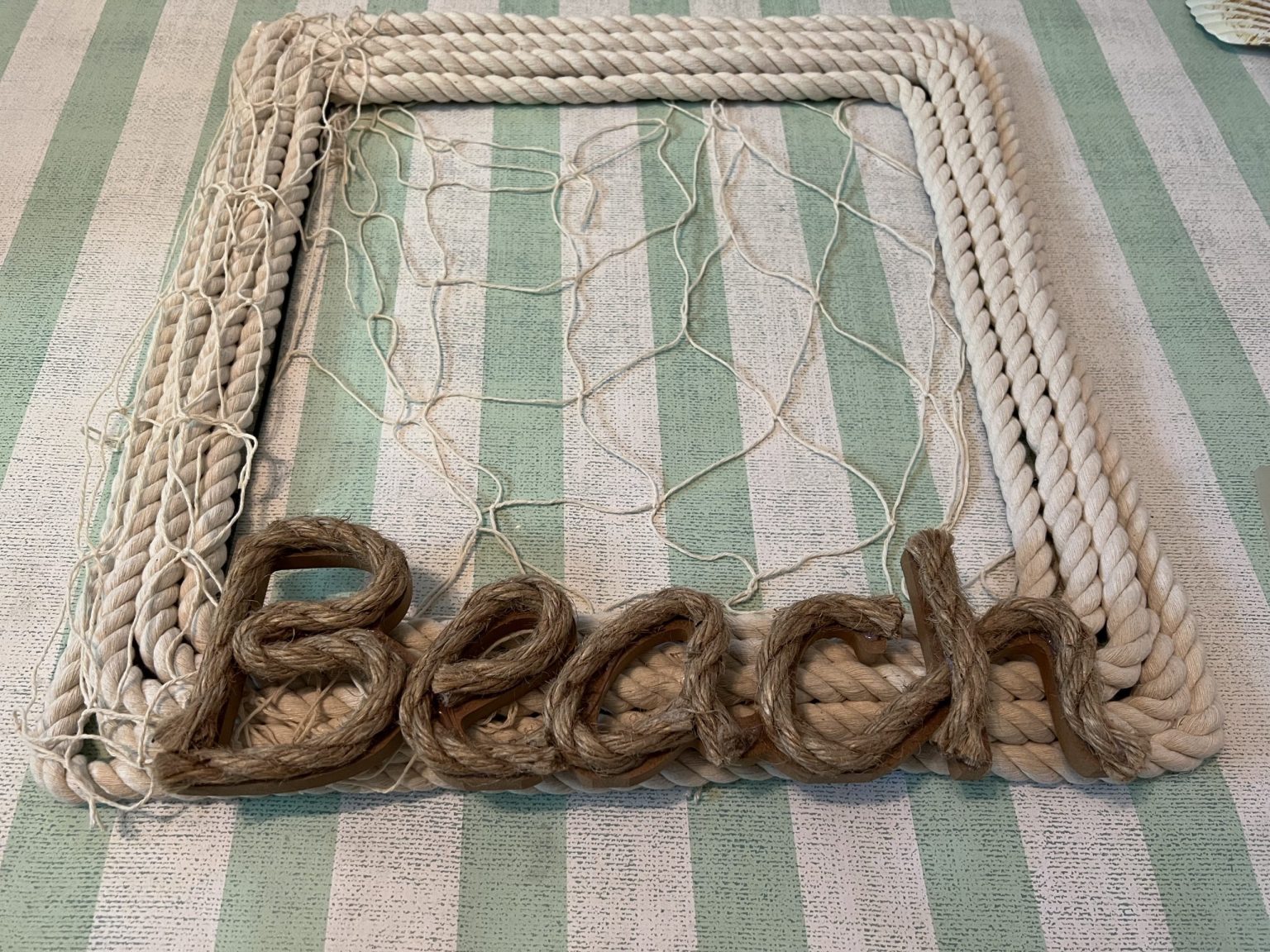 how to make a dollar tree coastal wreath - Re-Fabbed