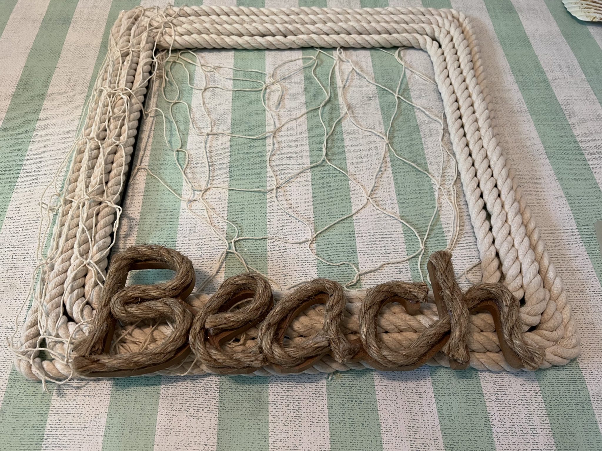 how to make a dollar tree coastal wreath - Re-Fabbed