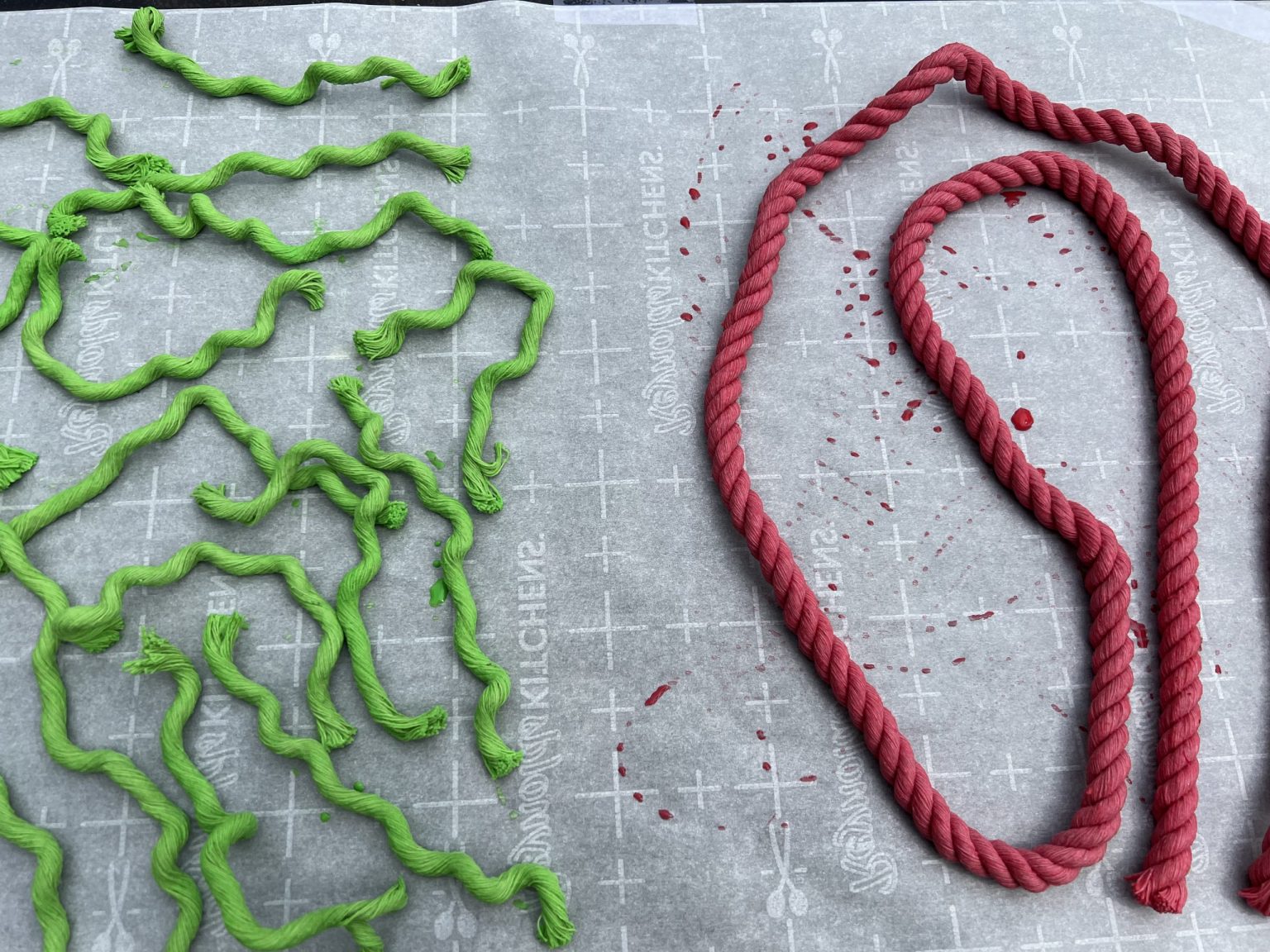 how to make a watermelon with cotton rope - Re-Fabbed