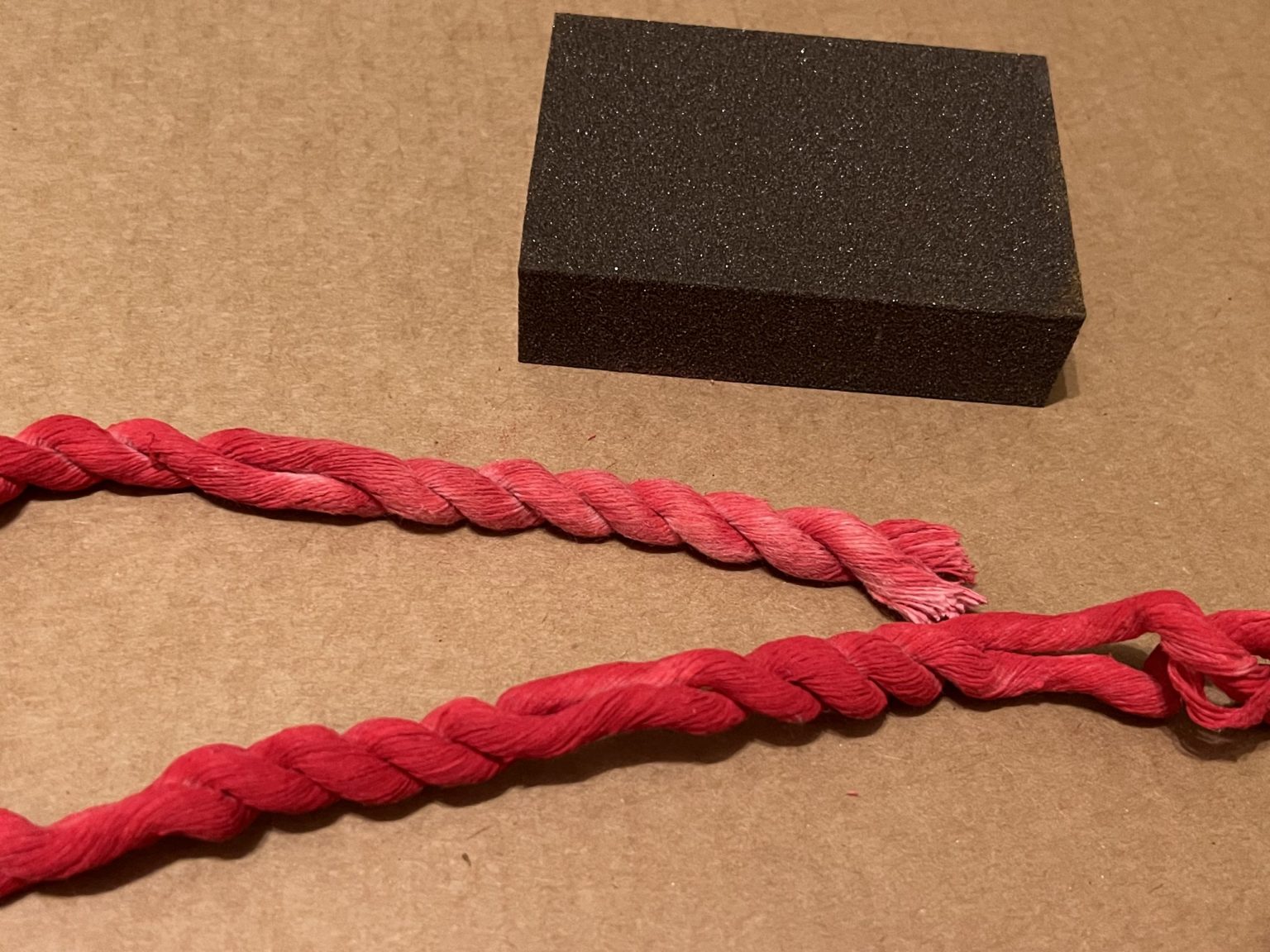 how to make a watermelon with cotton rope - Re-Fabbed
