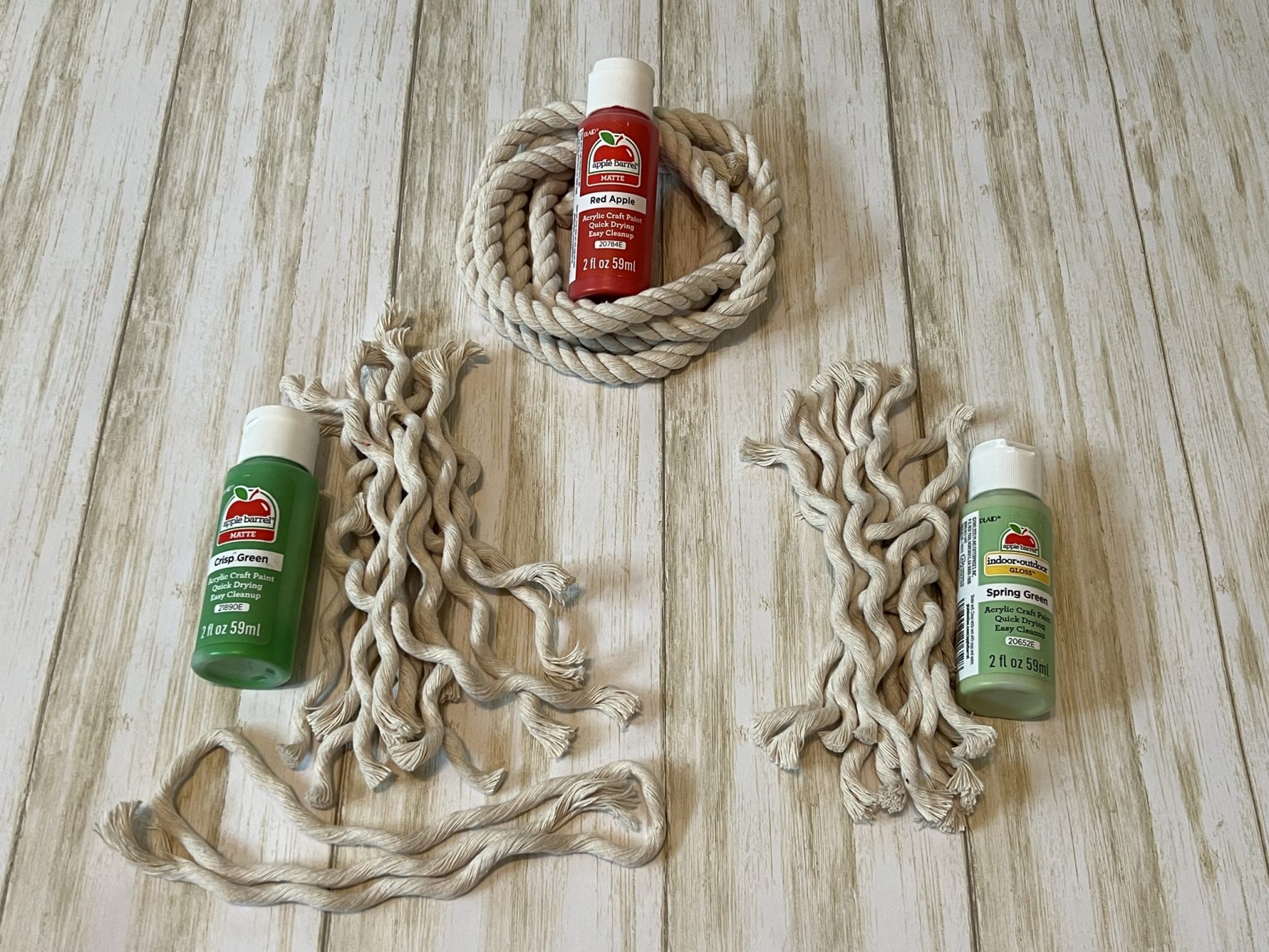 how to make a watermelon with cotton rope - Re-Fabbed