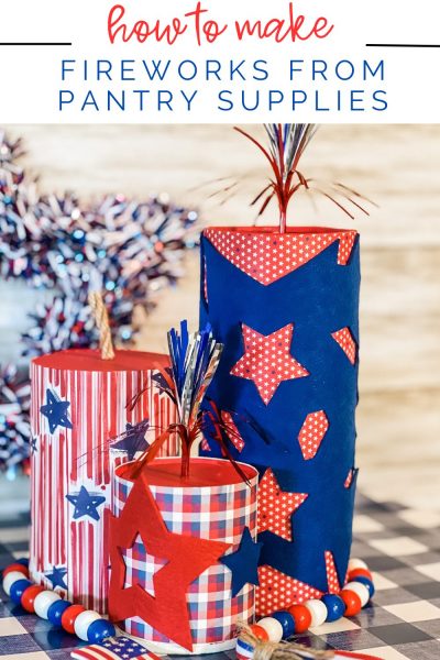 how to make diy firework decorations for table - Re-Fabbed