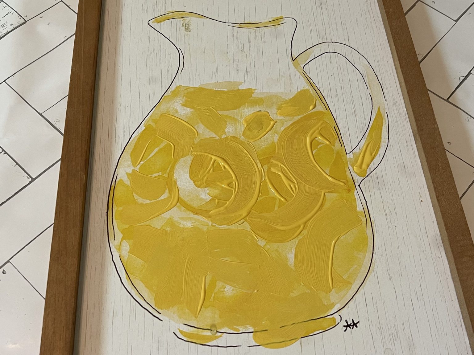 how to add texture to paint using caulk - Re-Fabbed