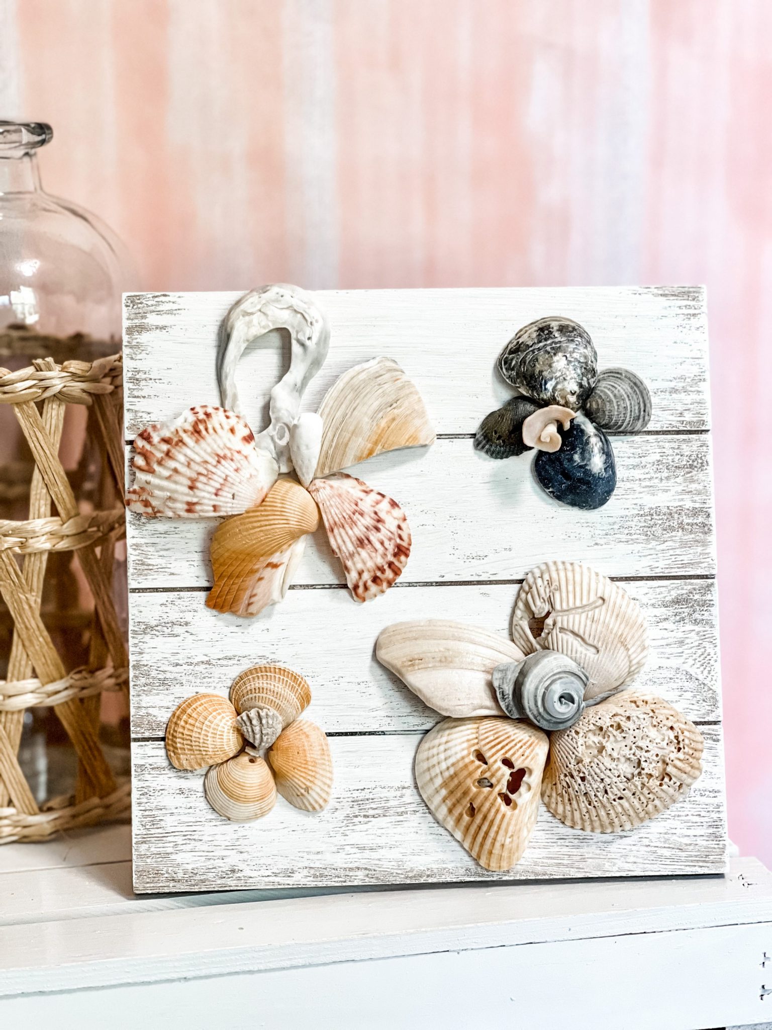 how to make flowers from seashells - Re-Fabbed