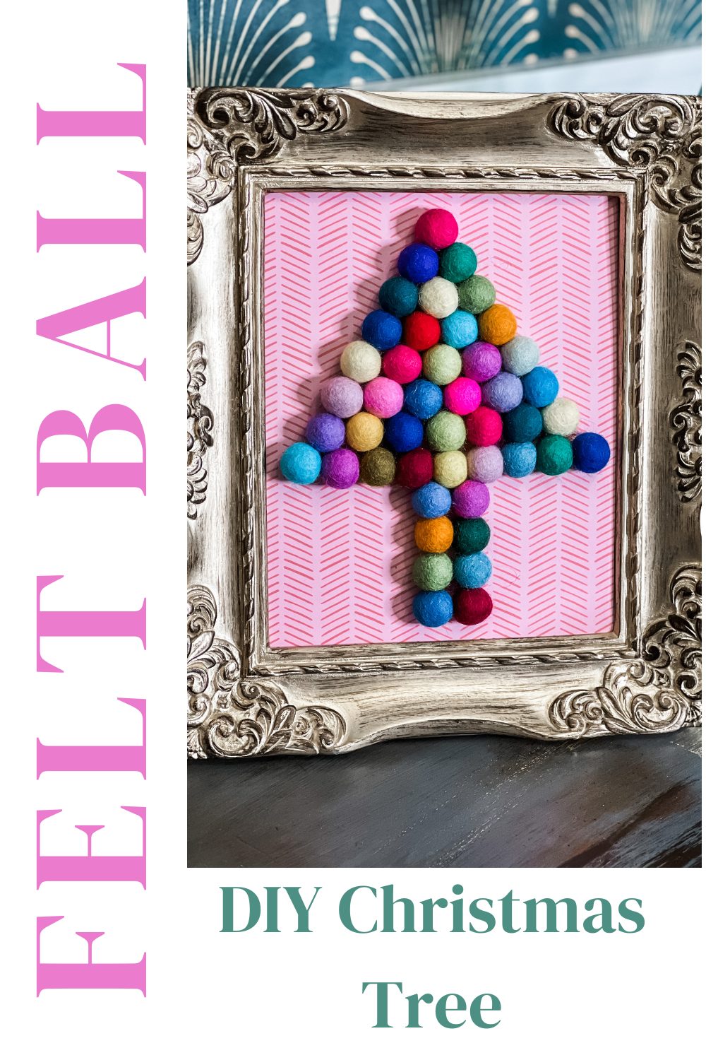 how to make a felt ball christmas tree - Re-Fabbed