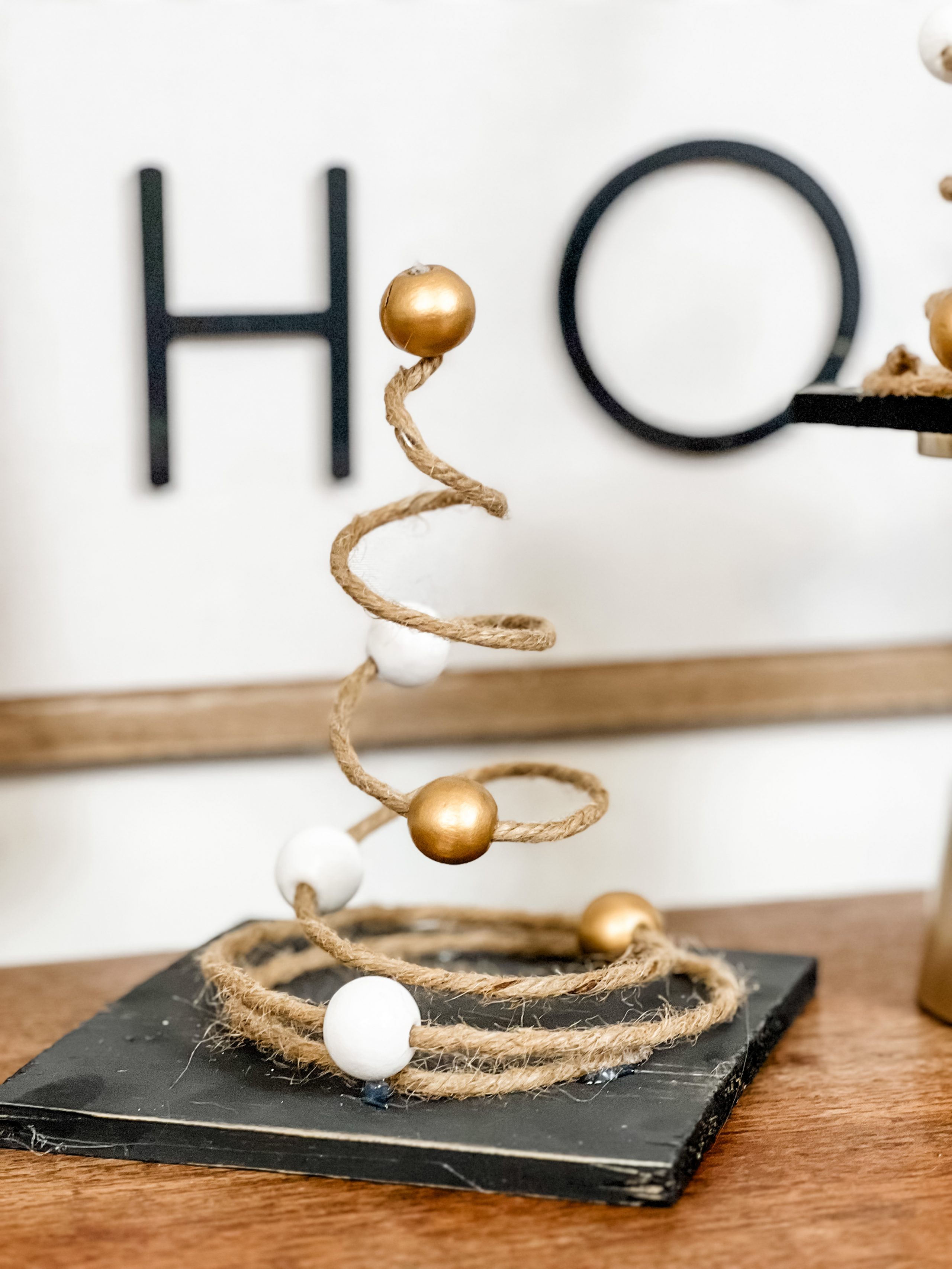how to make diy spiral trees with wired jute - Re-Fabbed