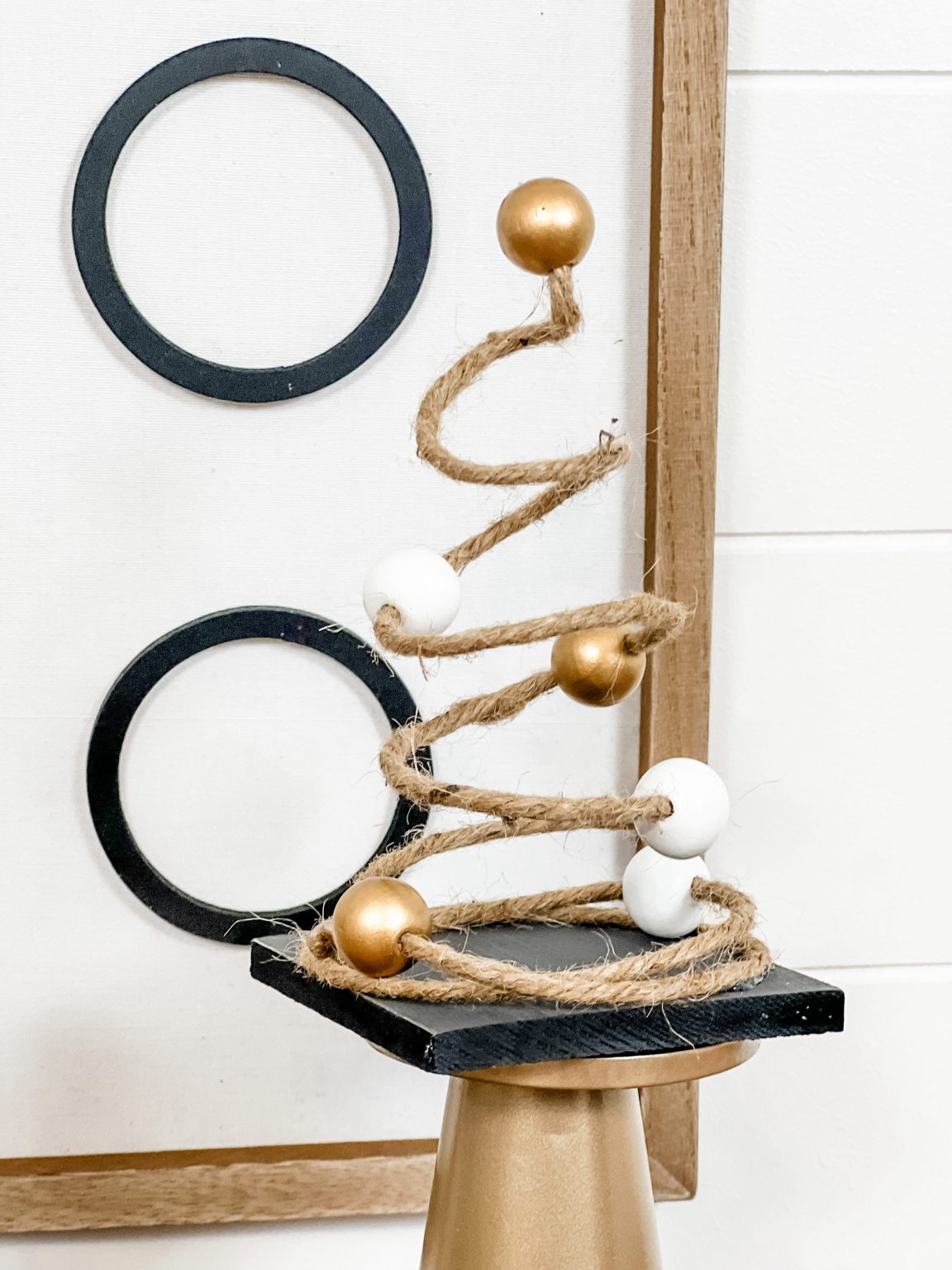 how to make diy spiral trees with wired jute - Re-Fabbed