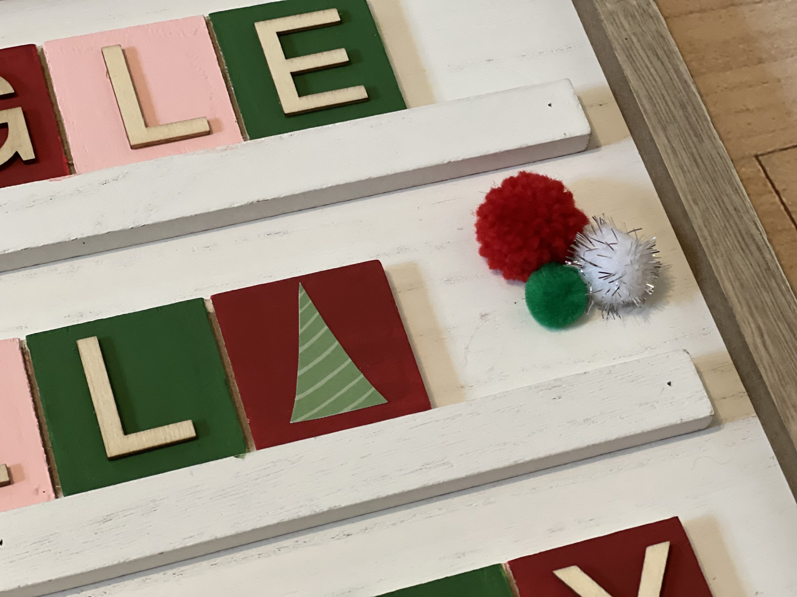how to makeover a letterboard sign for christmas - Re-Fabbed