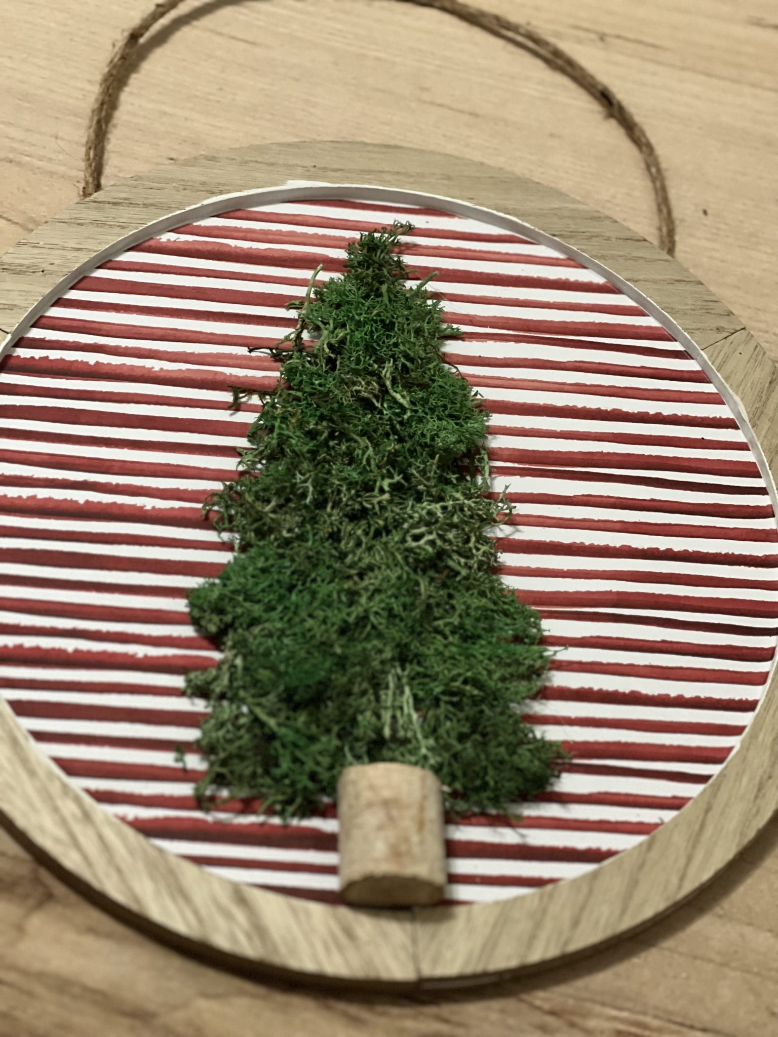 how to make diy moss christmas tree - Re-Fabbed