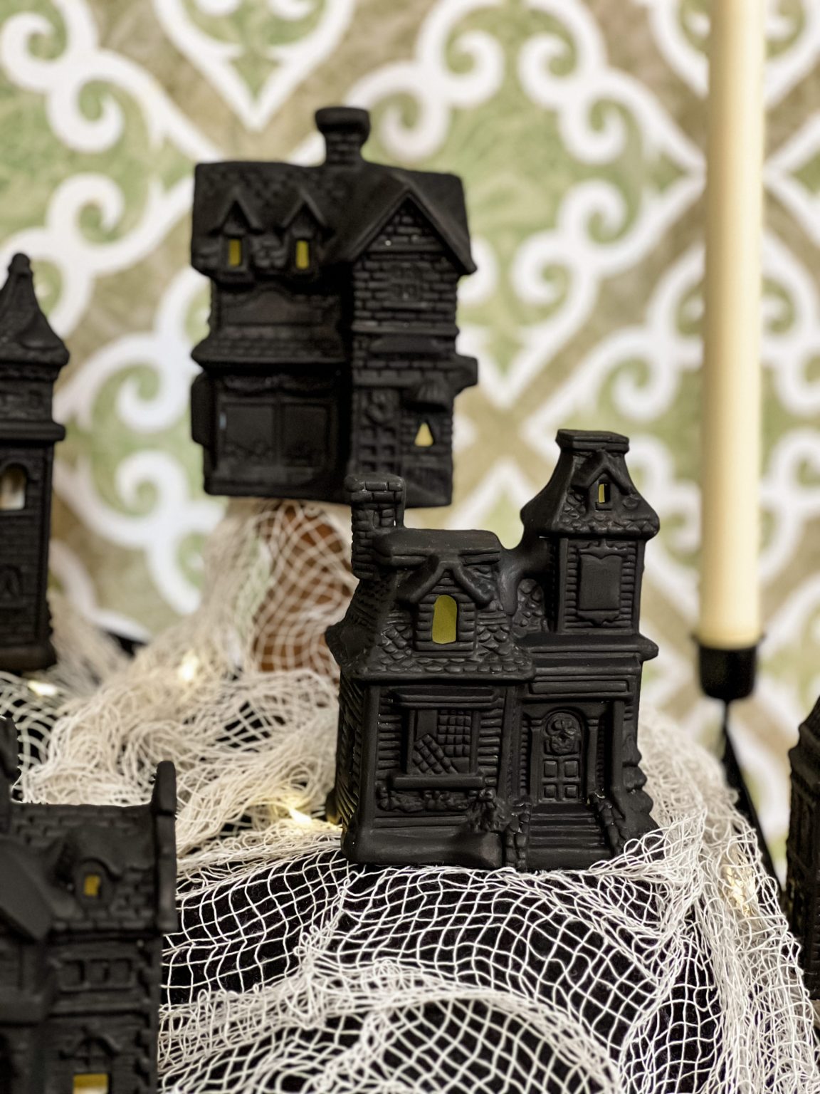 how to make a halloween village - Re-Fabbed