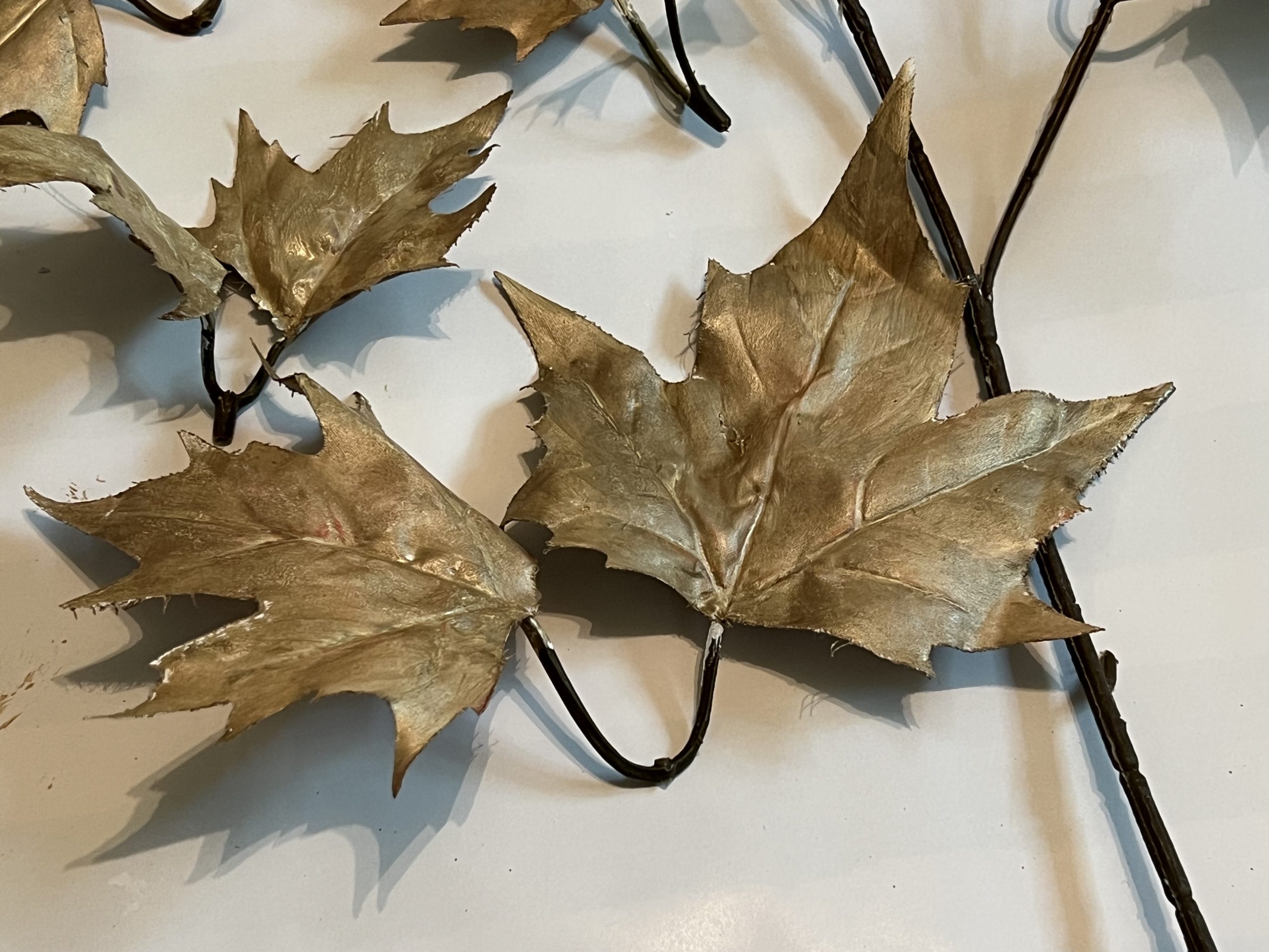 how to paint fake fall leaves - Re-Fabbed