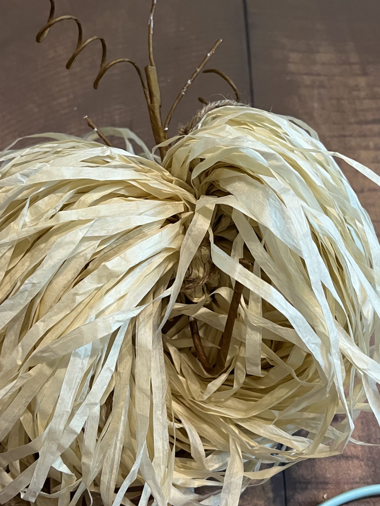 How To Make A Pumpkin Using A Hula Skirt Re Fabbed
