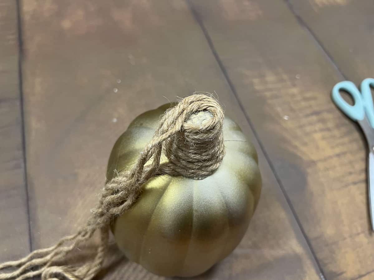 how to makeover the dollar tree stacked pumpkins - Re-Fabbed