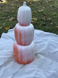 how to makeover the dollar tree stacked pumpkins - Re-Fabbed