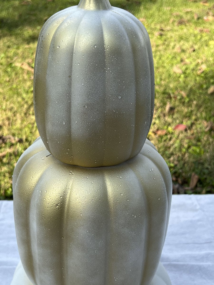 how to makeover the dollar tree stacked pumpkins - Re-Fabbed