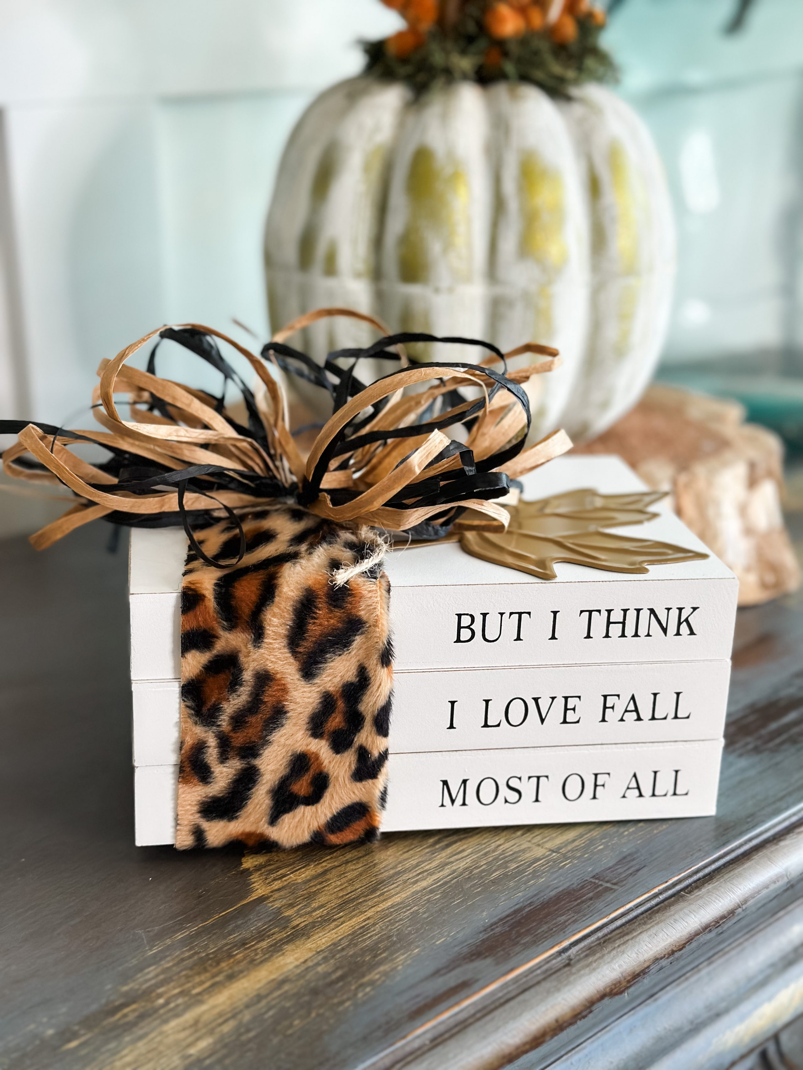 dollar general stacked books makeover - Re-Fabbed