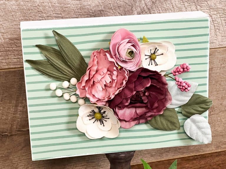 how to make a diy paper flower sign - Re-Fabbed