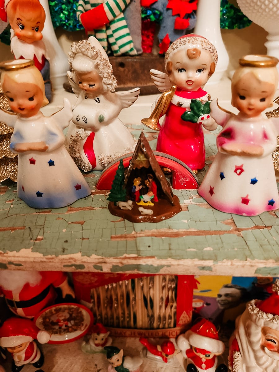 vintage christmas tree inspiration - Re-Fabbed