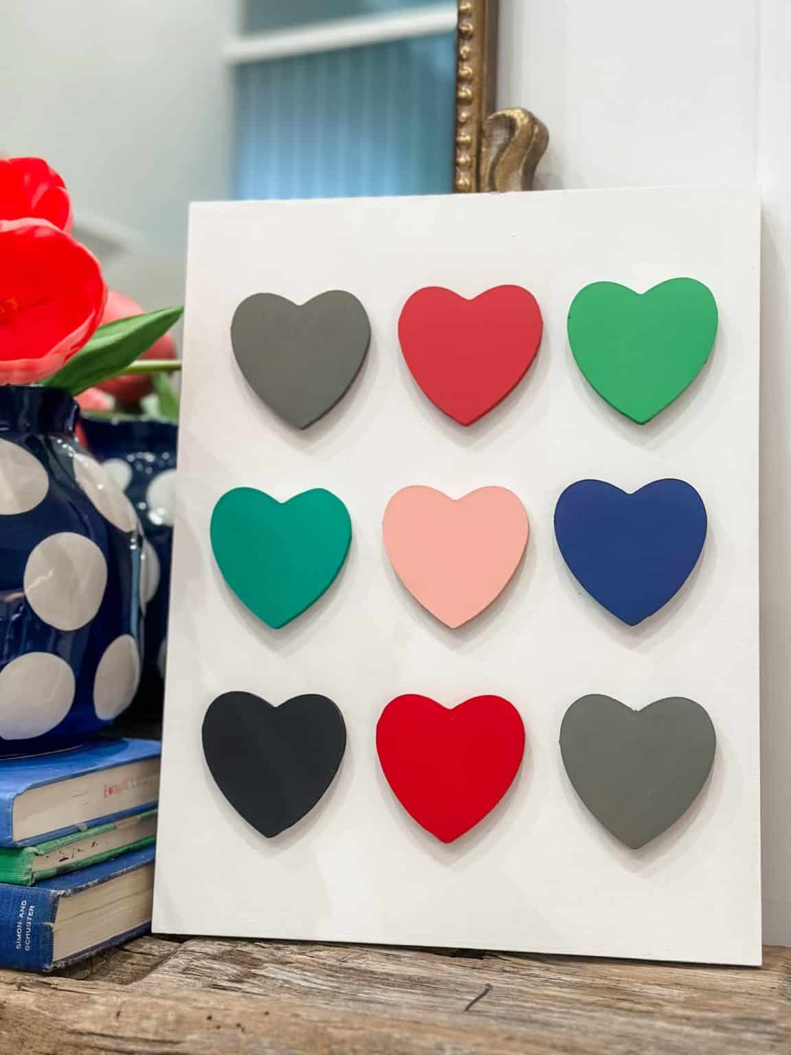 how to make a wooden heart sign with dollar tree supplies - Re-Fabbed